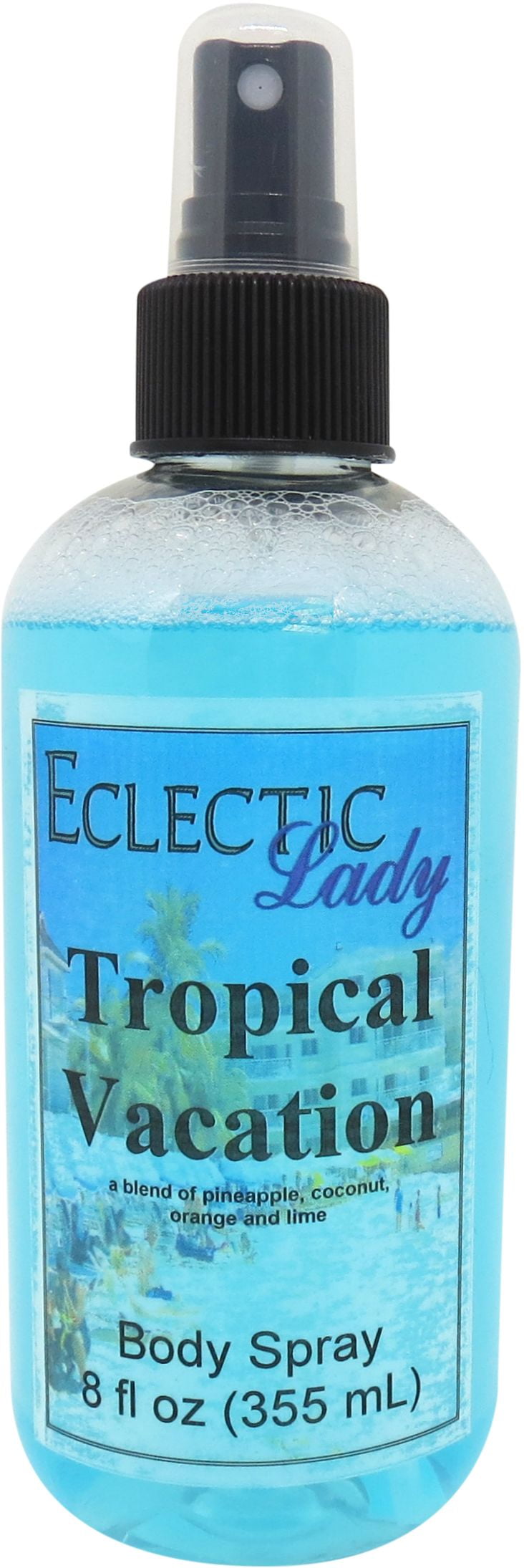 Tropical Vacation Body Spray, Eclectic Lady, Hydrating Mist, Unisex, 8 ...