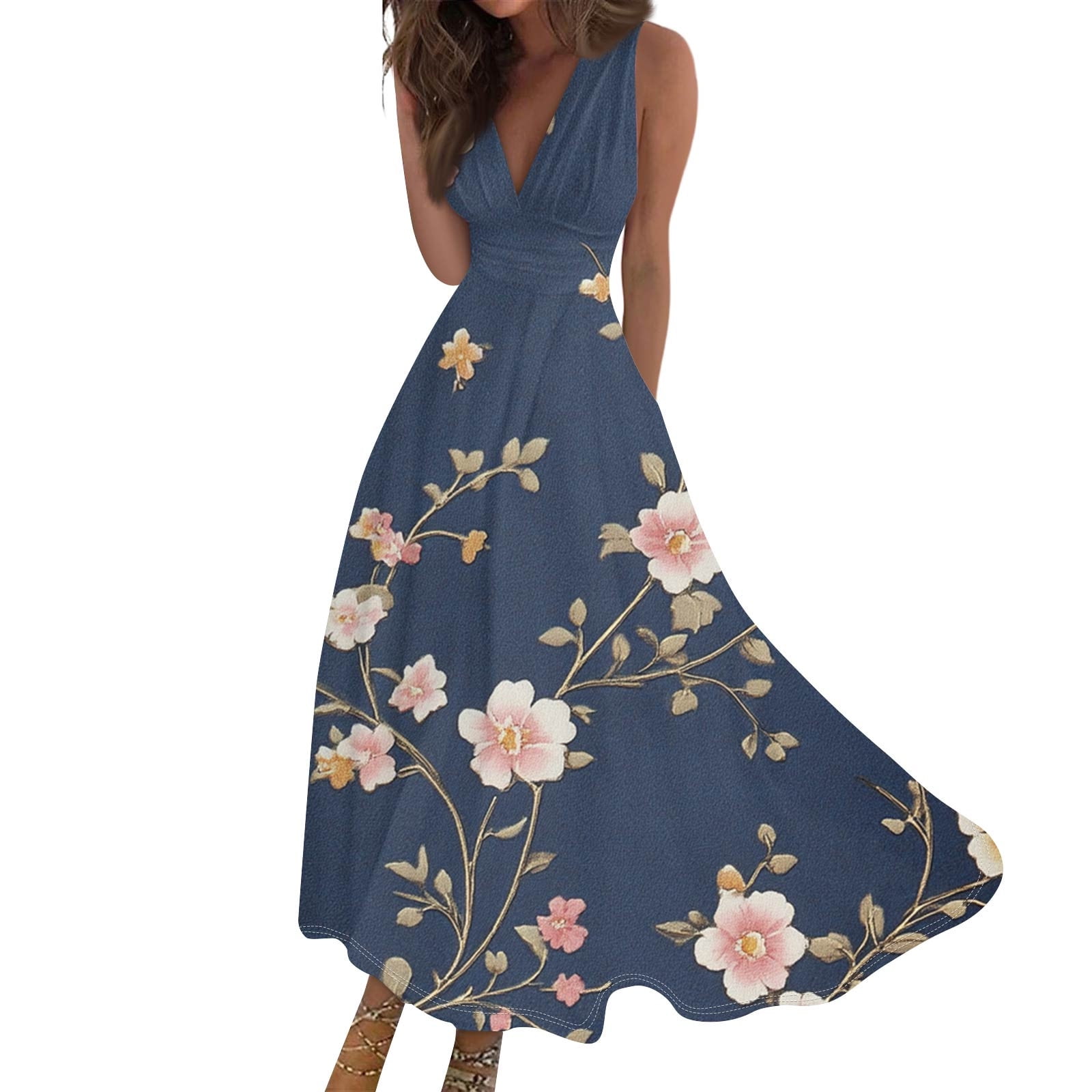 Tropical Wedding Guest Dress 2025, Summer Dresses for Women 2025 Aline ...