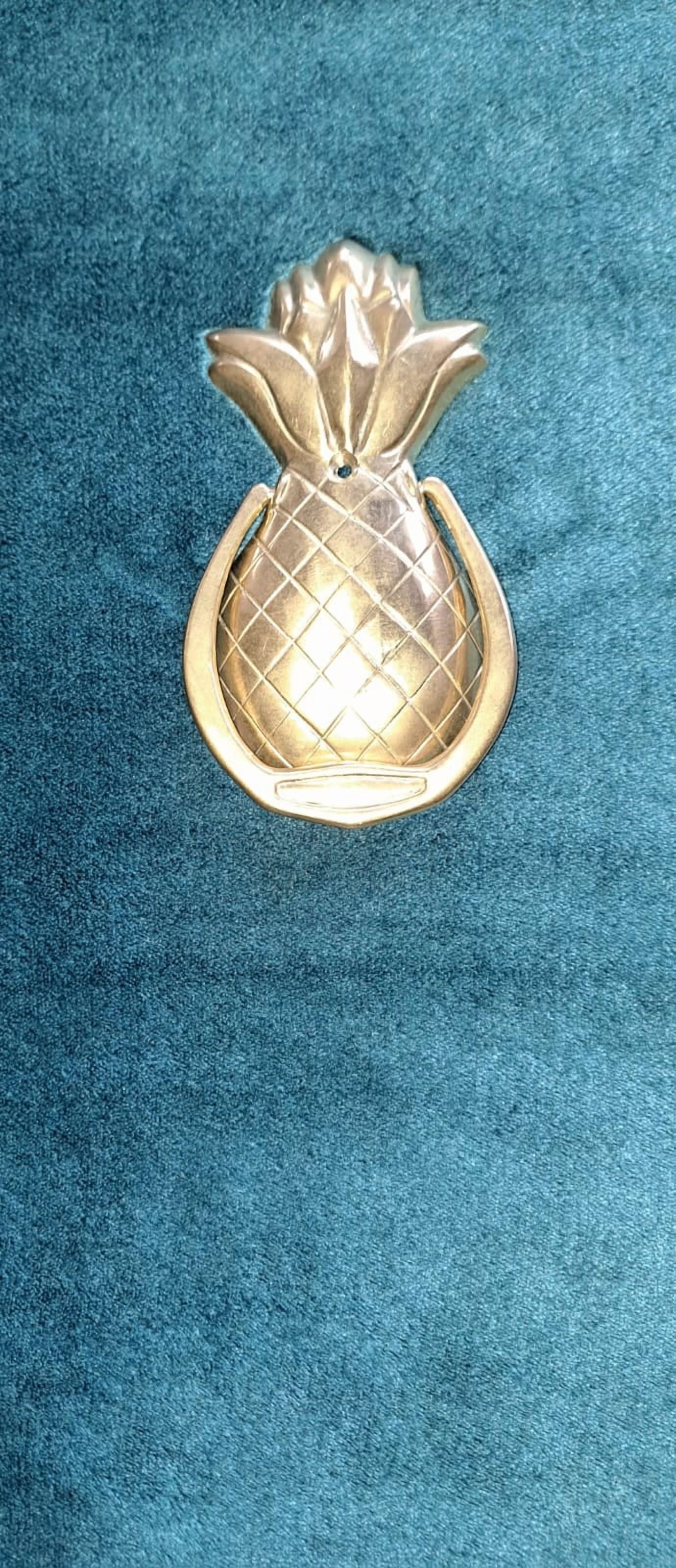 Tropical Welcome – Bronze Pineapple Door Knocker from Bali A Touch of Tropical Elegance for Your ...