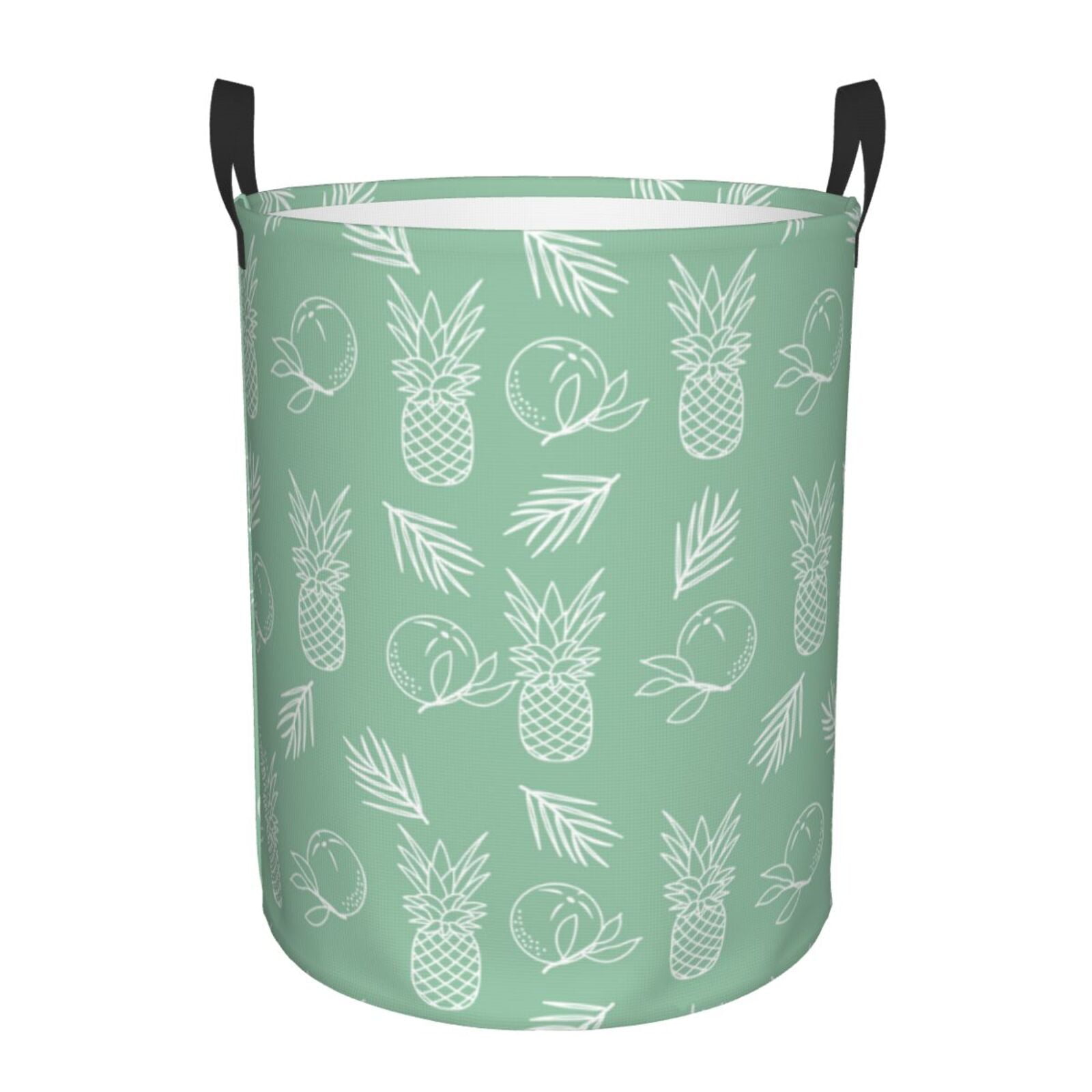 Tropical pineapple Laundry Basket, Laundry Hamper Waterproof Laundry ...