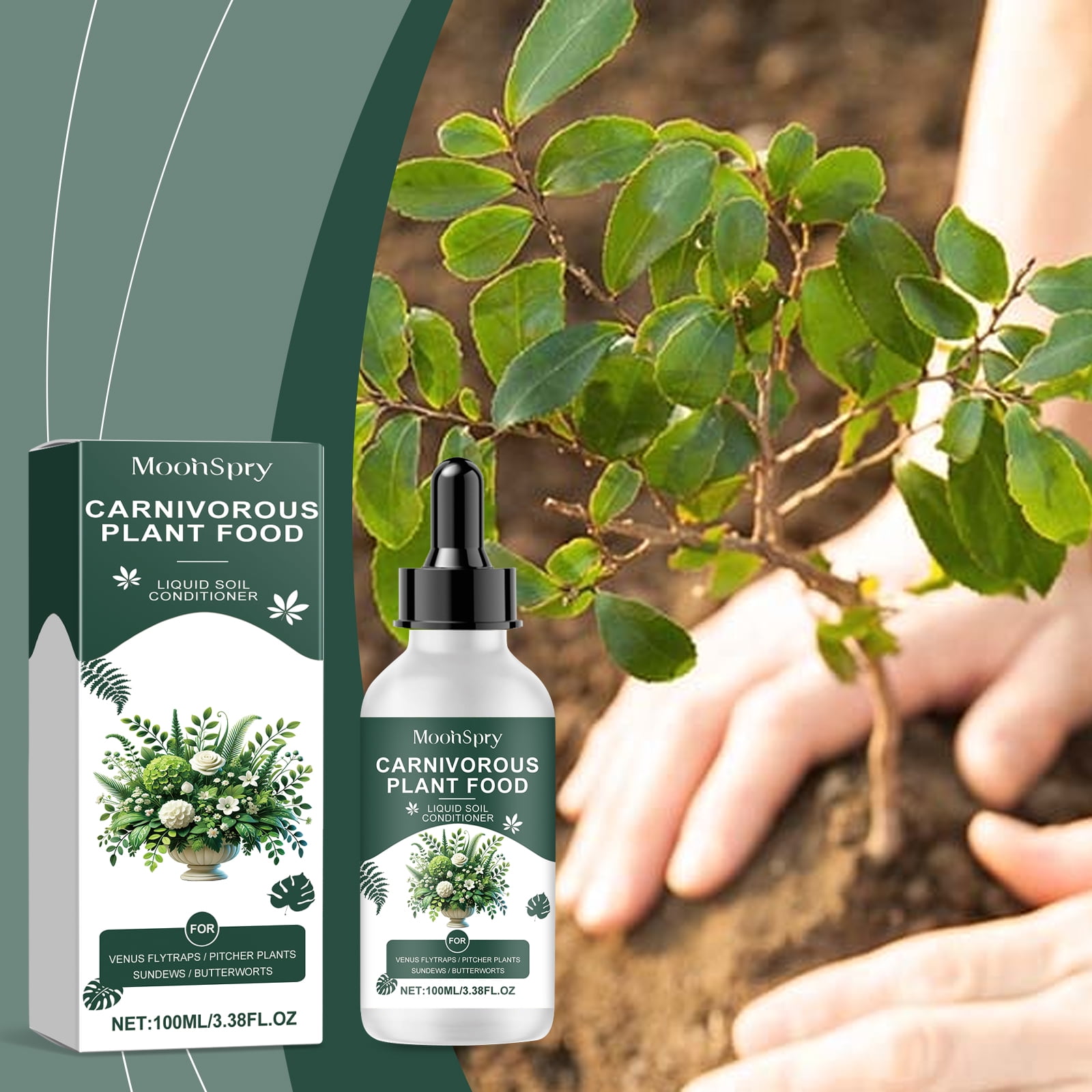 Tropical plant growth supplement drops, improving soil, supplementing ...