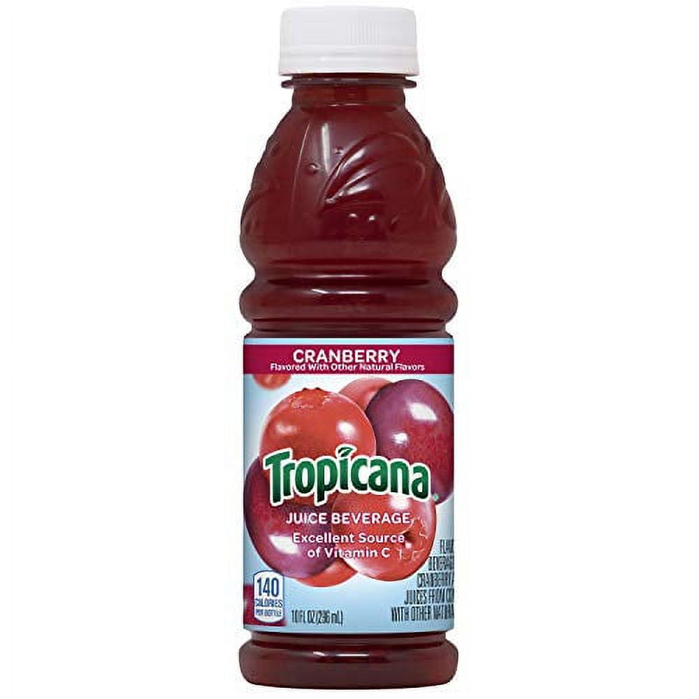 Tropicana Cranberry Cocktail Juice, 10 Ounce (Pack of 24) - Walmart.com