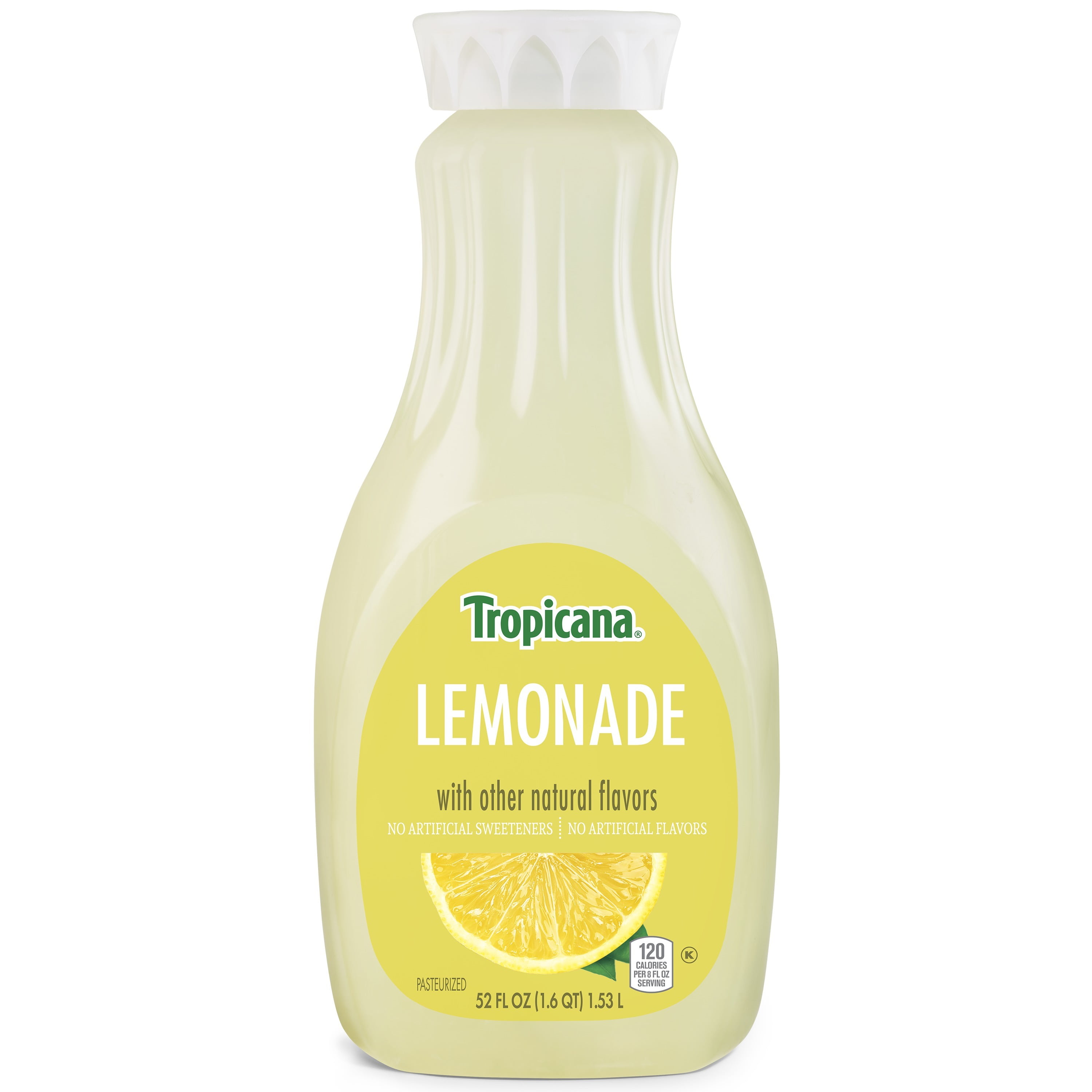 Tropicana Drink Lively Lemonade 52 fl oz Bottle - Walmart Business Supplies