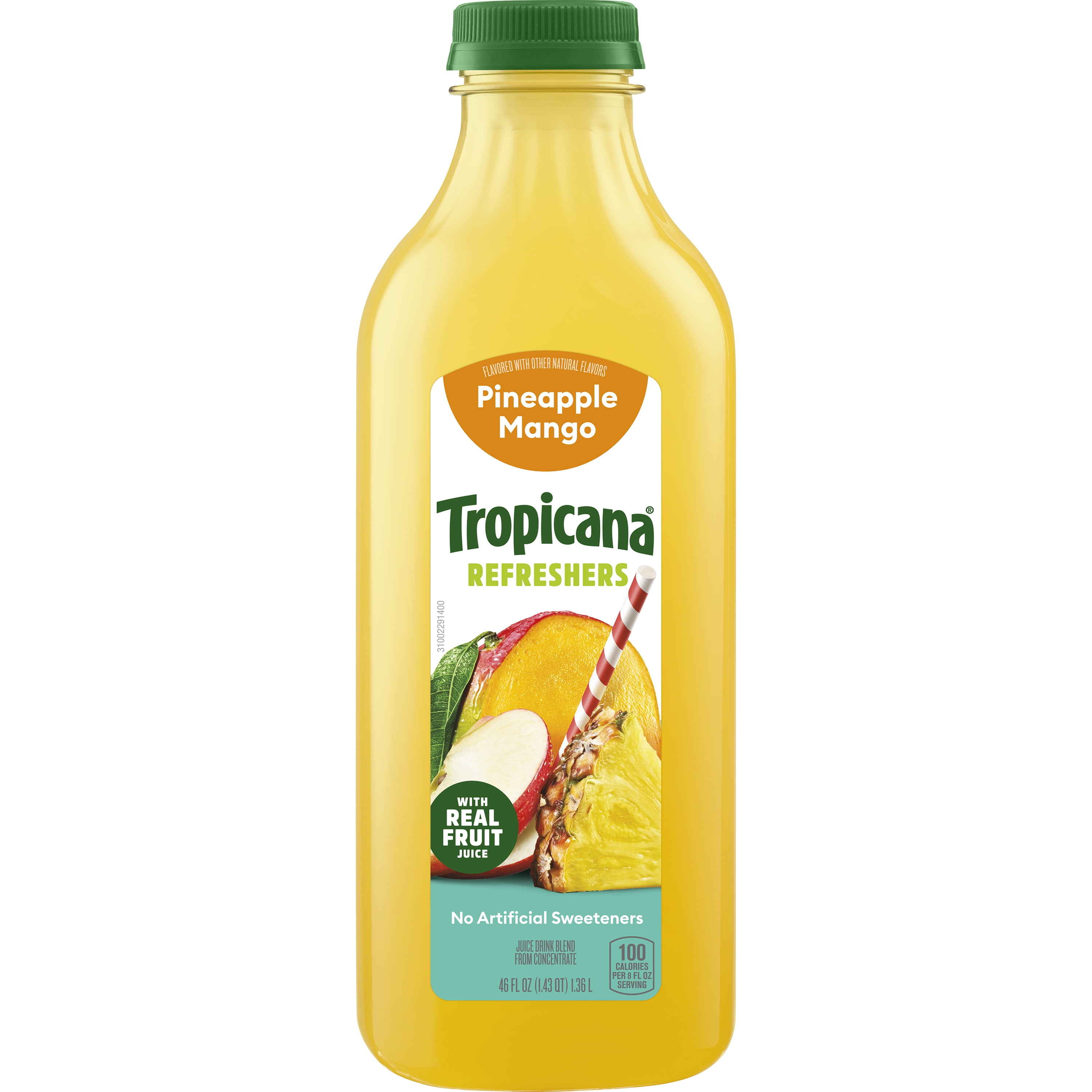 Tropicana Premium Drinks, Pineapple Mango, 46 Fl Oz Bottle - Walmart.com