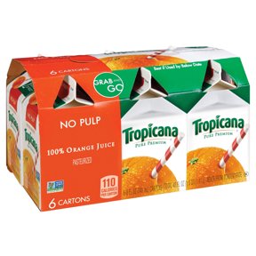 Minute Maid Individual 100% Orange Juice, Vitamin C Rich, Low Pulp, 12 ...