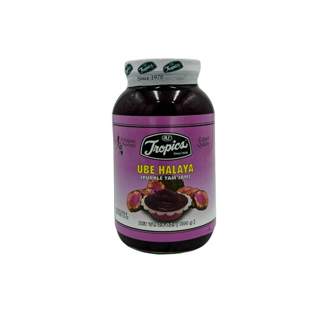 Tropics Ube Halaya (Purple Yam Jam), 24oz - Walmart.com