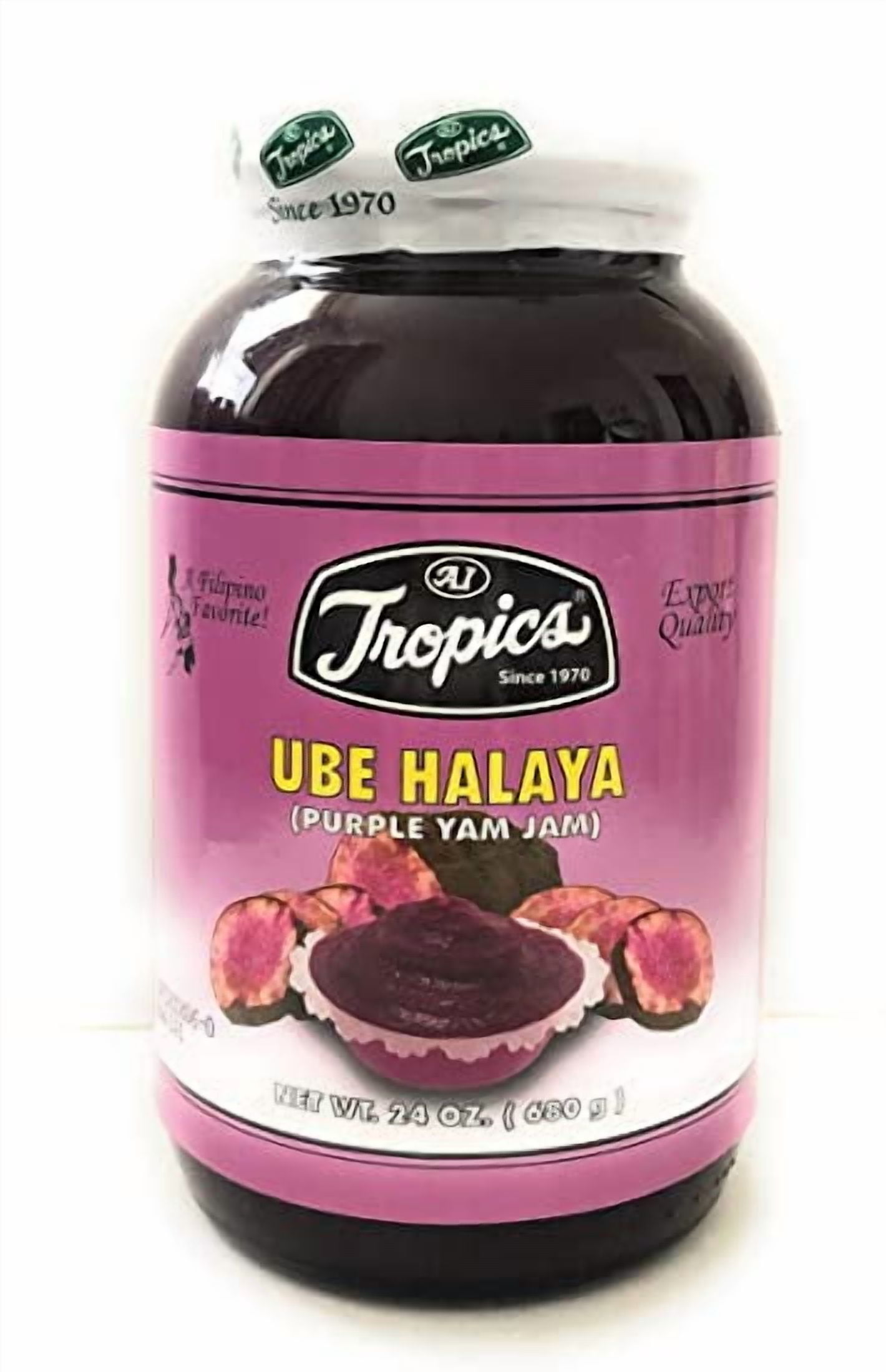 Tropics Ube Halaya (Purple Yam Jam), 24oz - Walmart.com