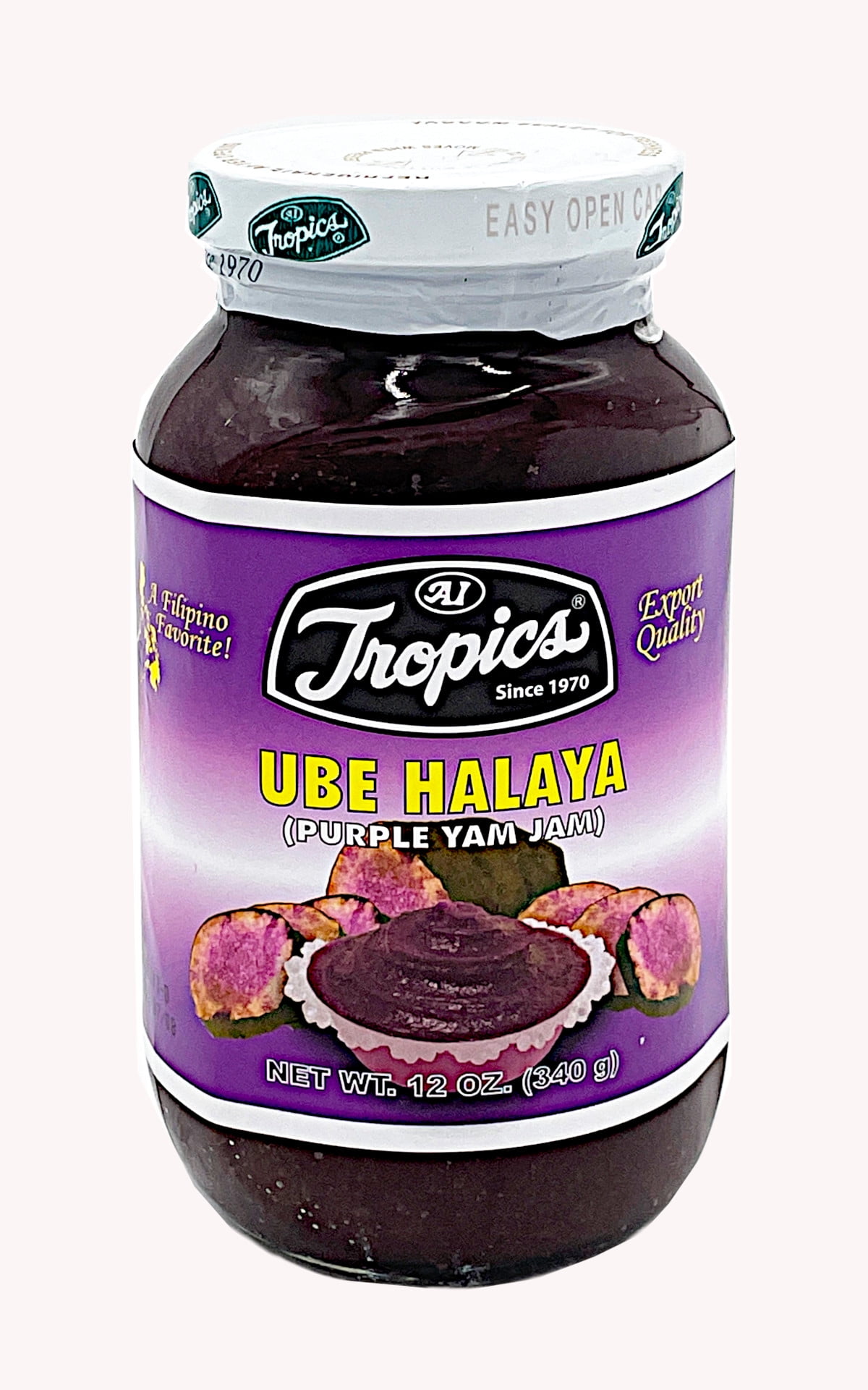 Tropics Ube Halaya, Purple Yam Jam from Philippines, Pack of 2 ...