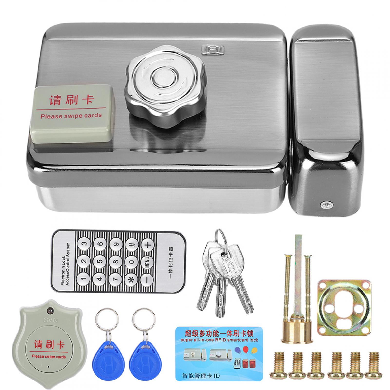Trosgynnu Stainless Steel Electric Door Lock ID Card Lock Access ...