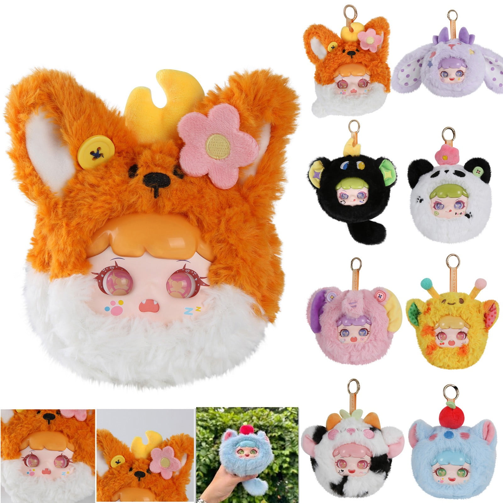 Troublemaker MAN CHAO Chubby Keychain Cute Cartoon Popular Characters Plush Doll, 2024 New ...