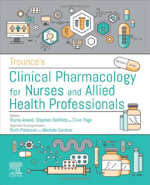 Pre-Owned Trounce's Clinical Pharmacology for Nurses and Allied Health ...