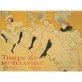 Art.com Troupe de Mlle. Eglantine, c.1896 Giclee Print by Henri de ...