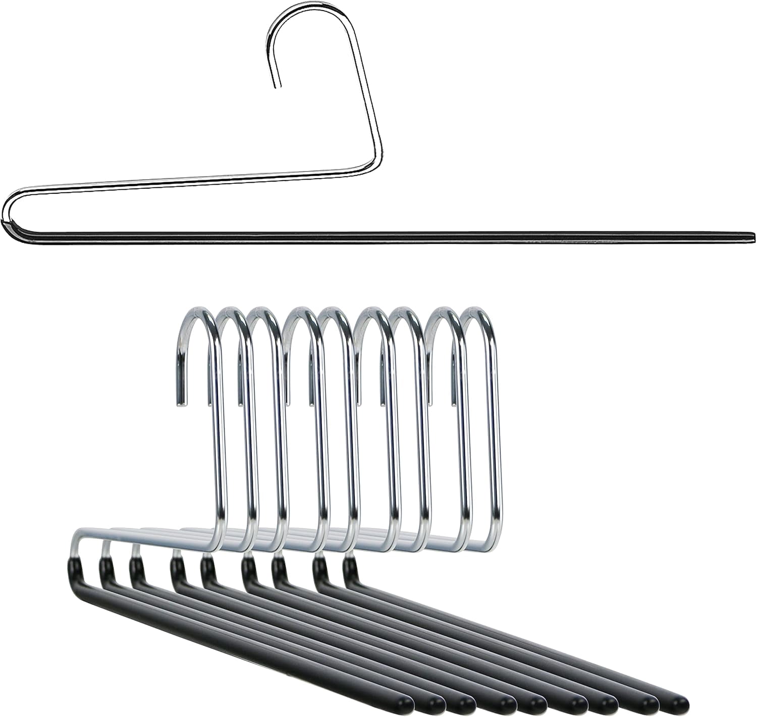 Trouser Series Open-Ended Single Rod Hanger KH 35U Pant/Trouser Hanger ...