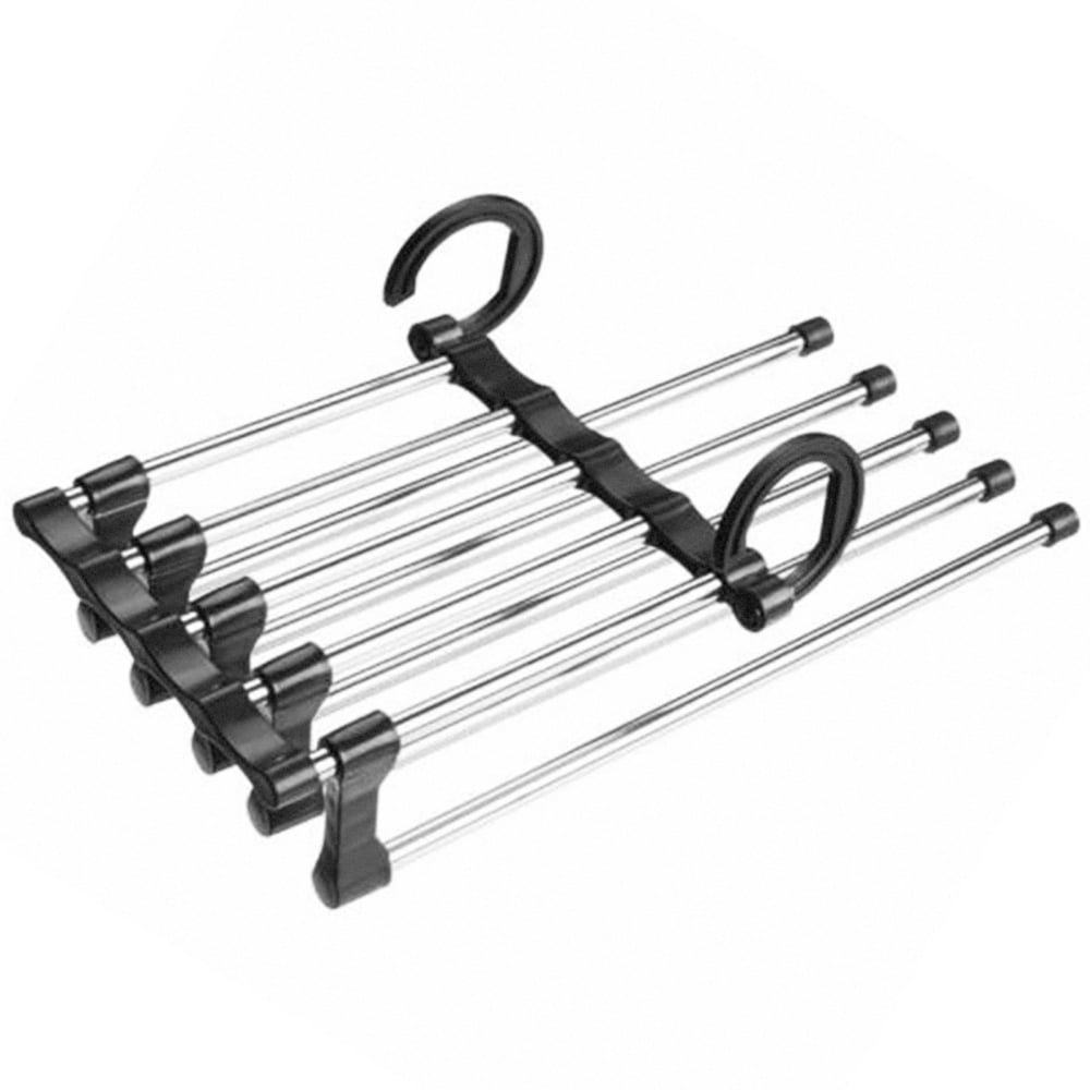Trousers Hanger Pants Rack Multi-layer Storage Retractable Rack for ...