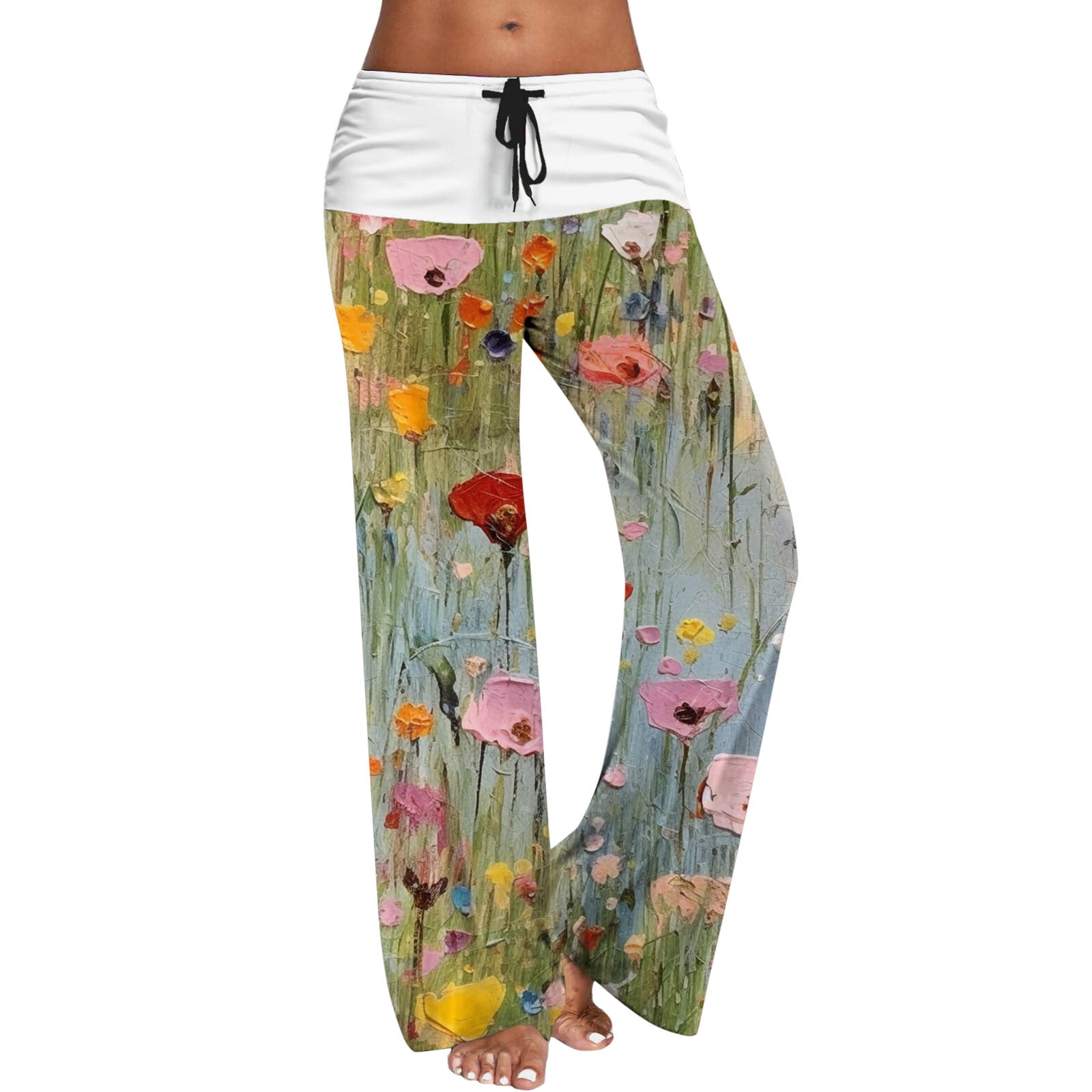 Trousers Pants For Women High Waisted Work Women High Waist Printing