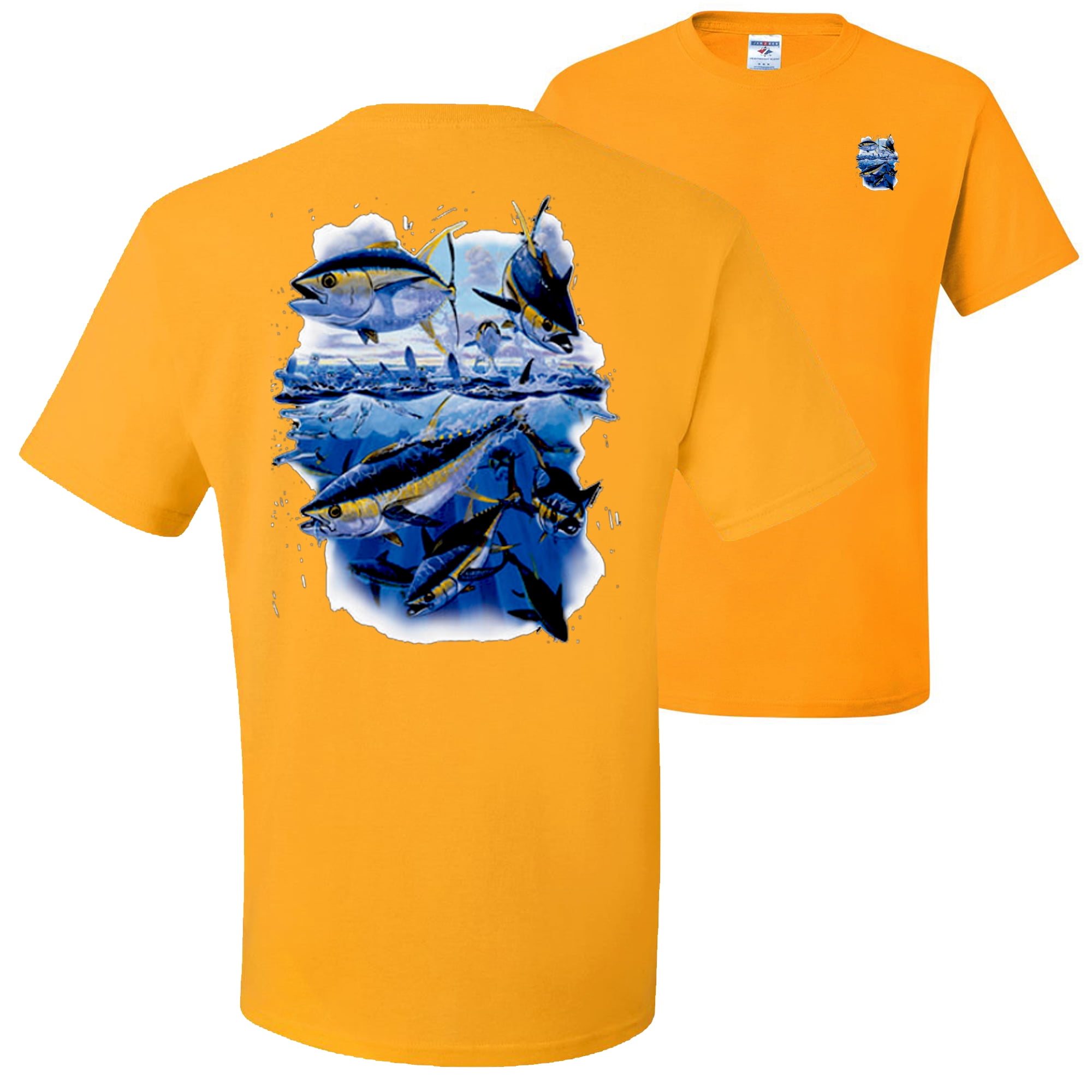 Trout Largemouth Bass Fish Fishing Lovers FRONT AND BACK Mens T-shirts ...
