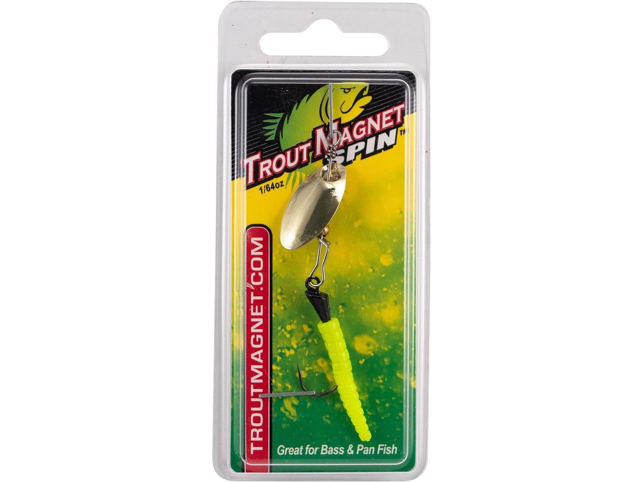 Leland's Trout Magnet Trout Spin, 1/64 oz., Chartreuse - Walmart.com
