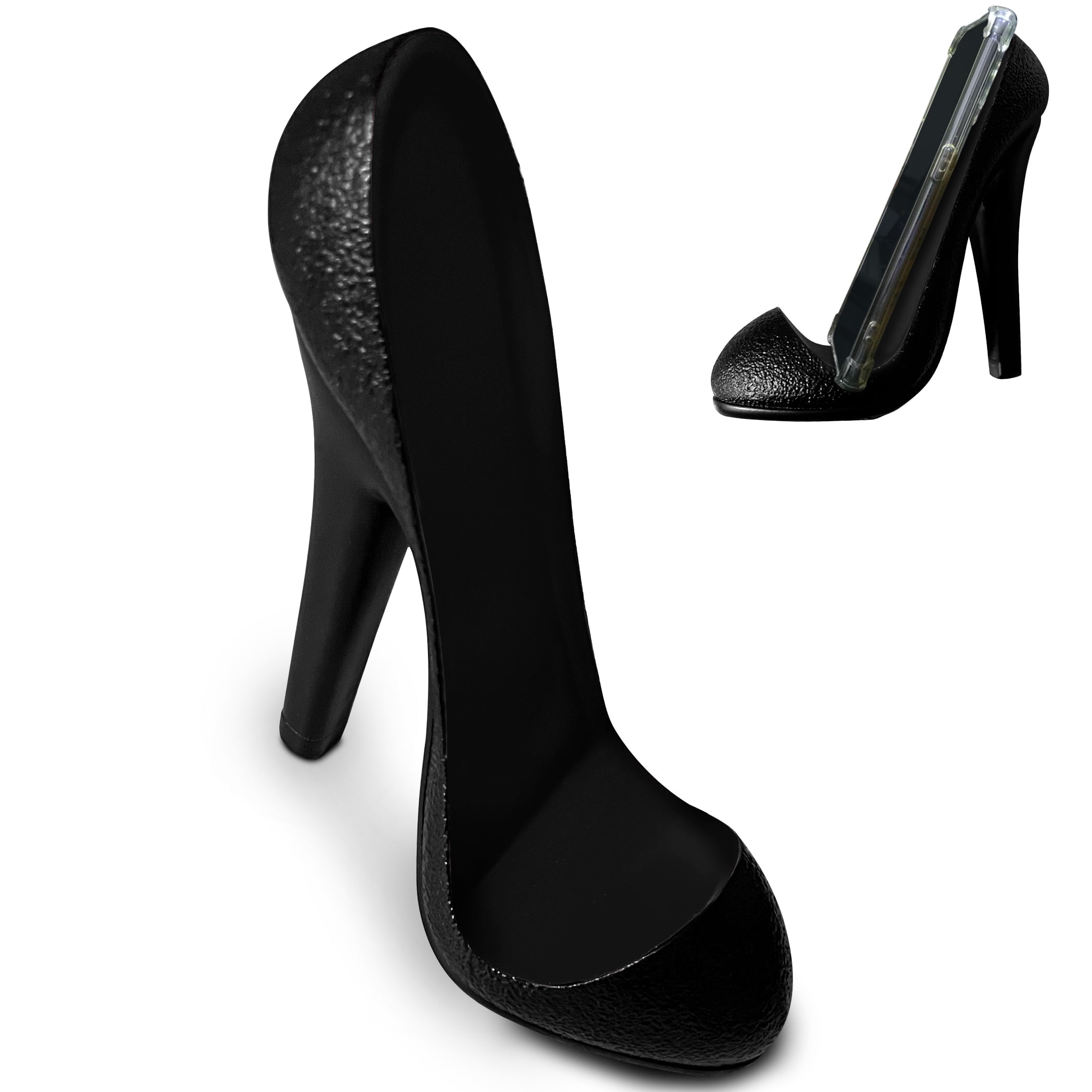 Trovety Black Shoe Phone Stand Holder - Cell Phone Display for Home ...