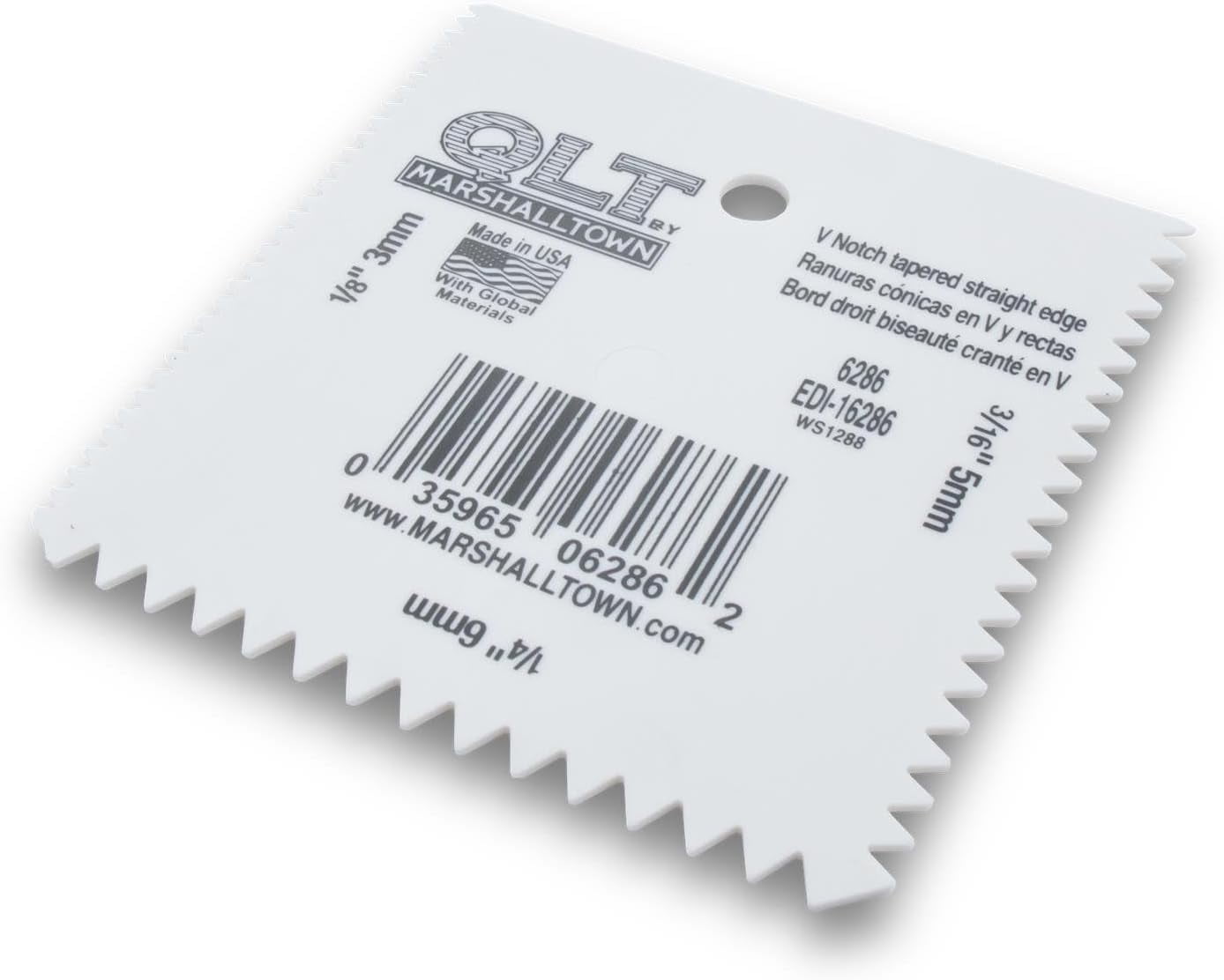 Trowel #16286 4"x4" Notched Spreader - Walmart.com