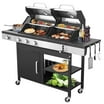 Char-Griller Dual Fuel Pro Gas and Charcoal Grill and Smoker - Walmart.com