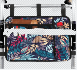 Troxlin Walker Storage Bags for Seniors – Waterproof Walker Organizer ...