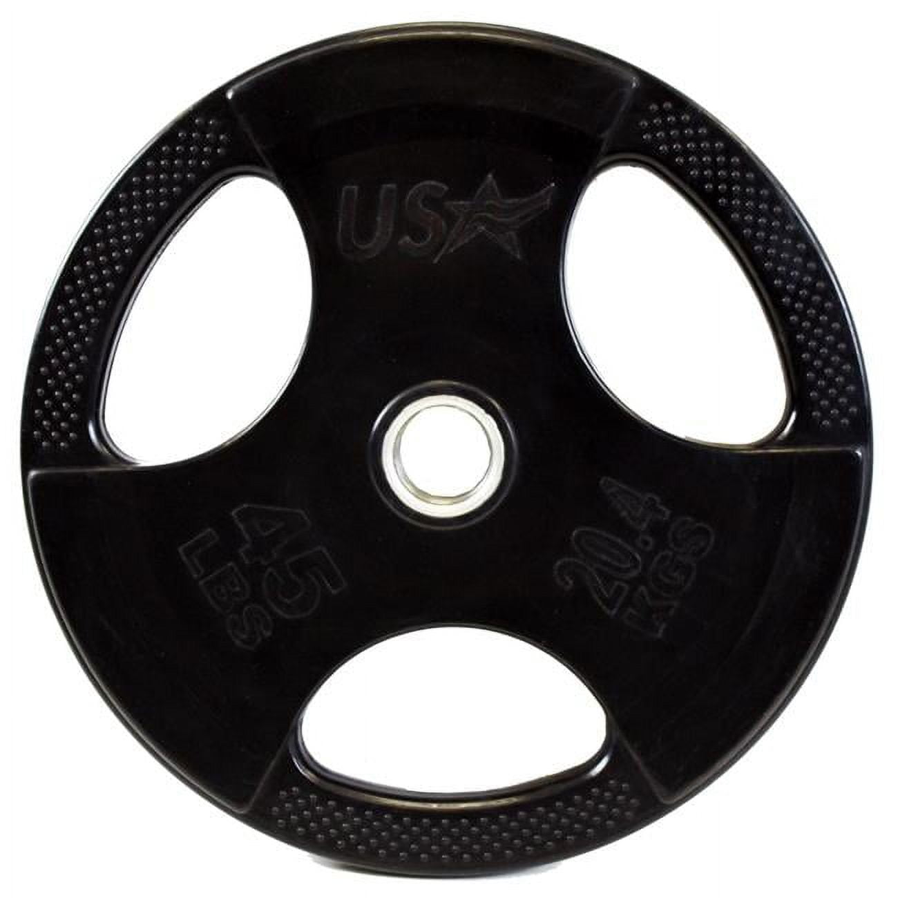 Troy Barbell GP-045R 45 lbs USA Rubber Grip Plate - Walmart.com