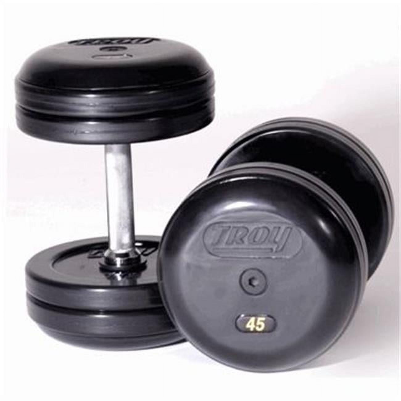Troy Barbell PFD-7.5C Black Troy Pro-Style Cast dumbbells - Chrome ...