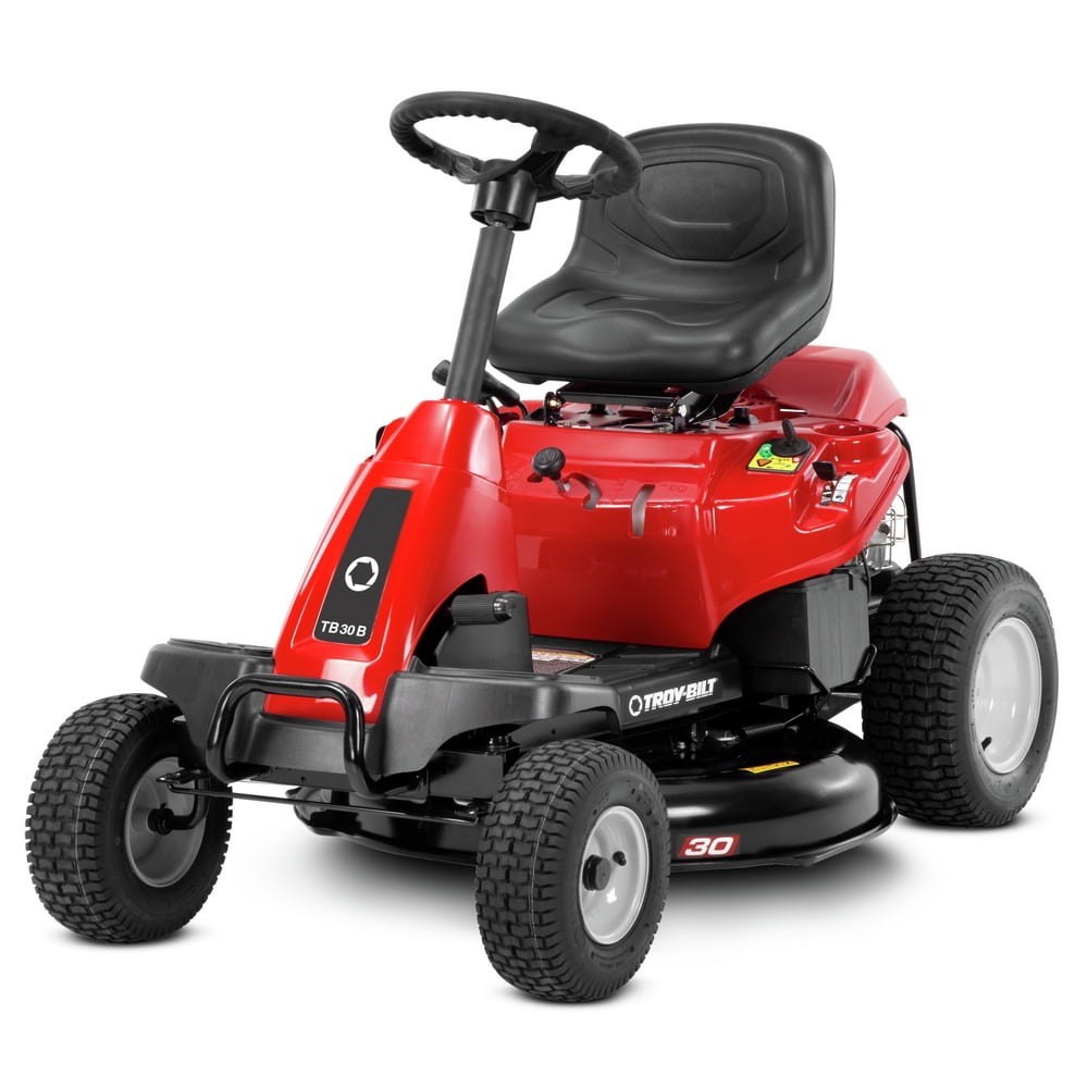 Troy-Bilt TB30B Small Riding Lawn Mower, 344cc Gas Rider, Compact ...