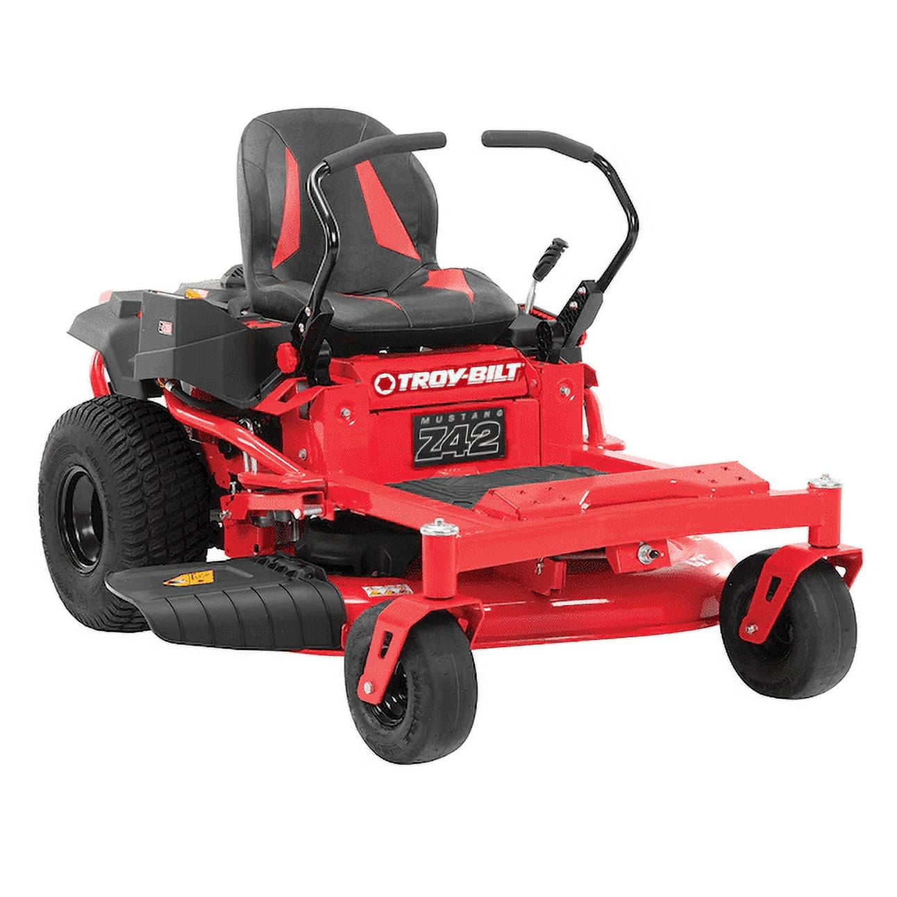 Troy-Bilt Mustang Z5200 20-HP V-Twin Dual Hydrostatic 42-in Zero-Turn ...
