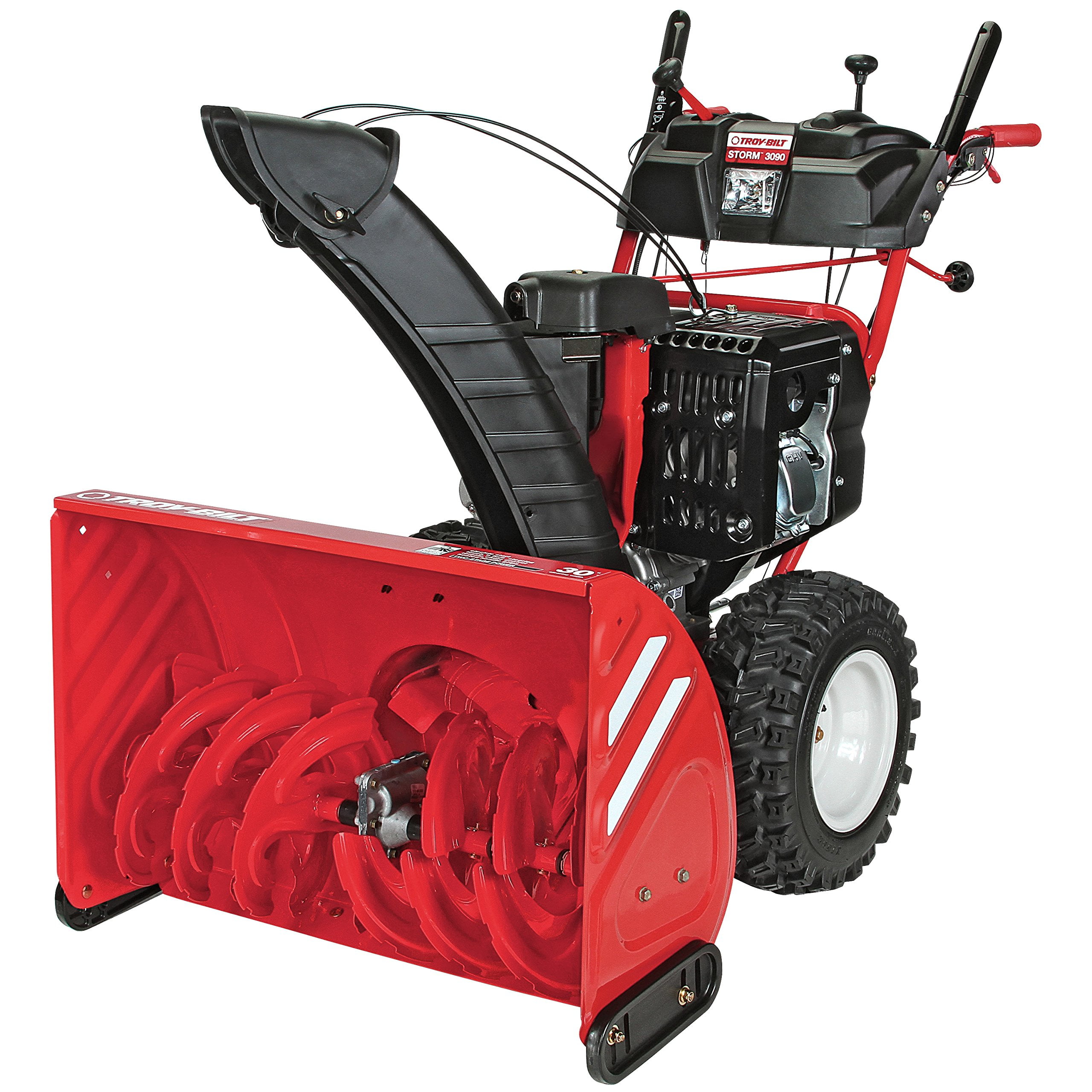 Troy-Bilt Storm 3090 30-in Two-Stage Walk Behind Gas Snow Thrower with ...