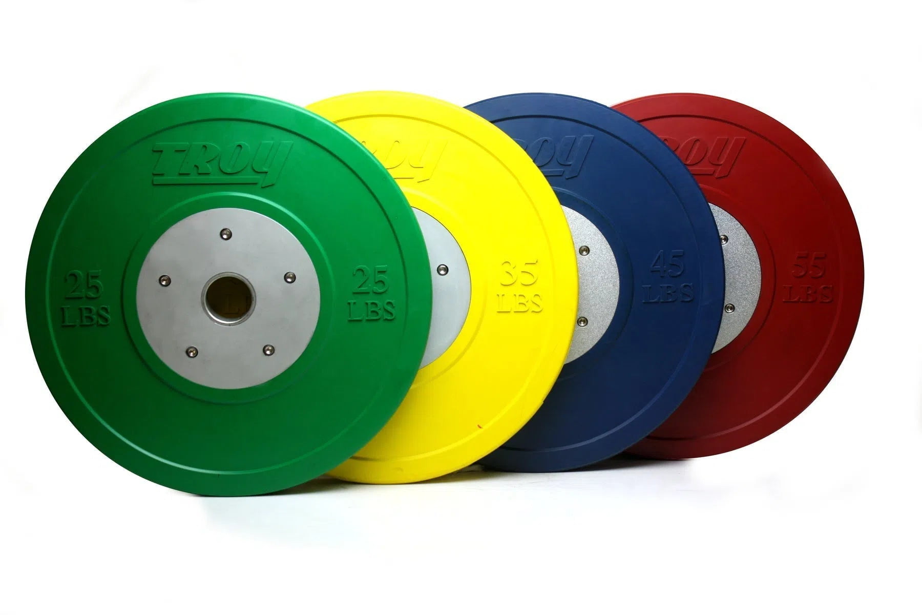 Troy Competition Colored Bumper Plates Set - Walmart.com