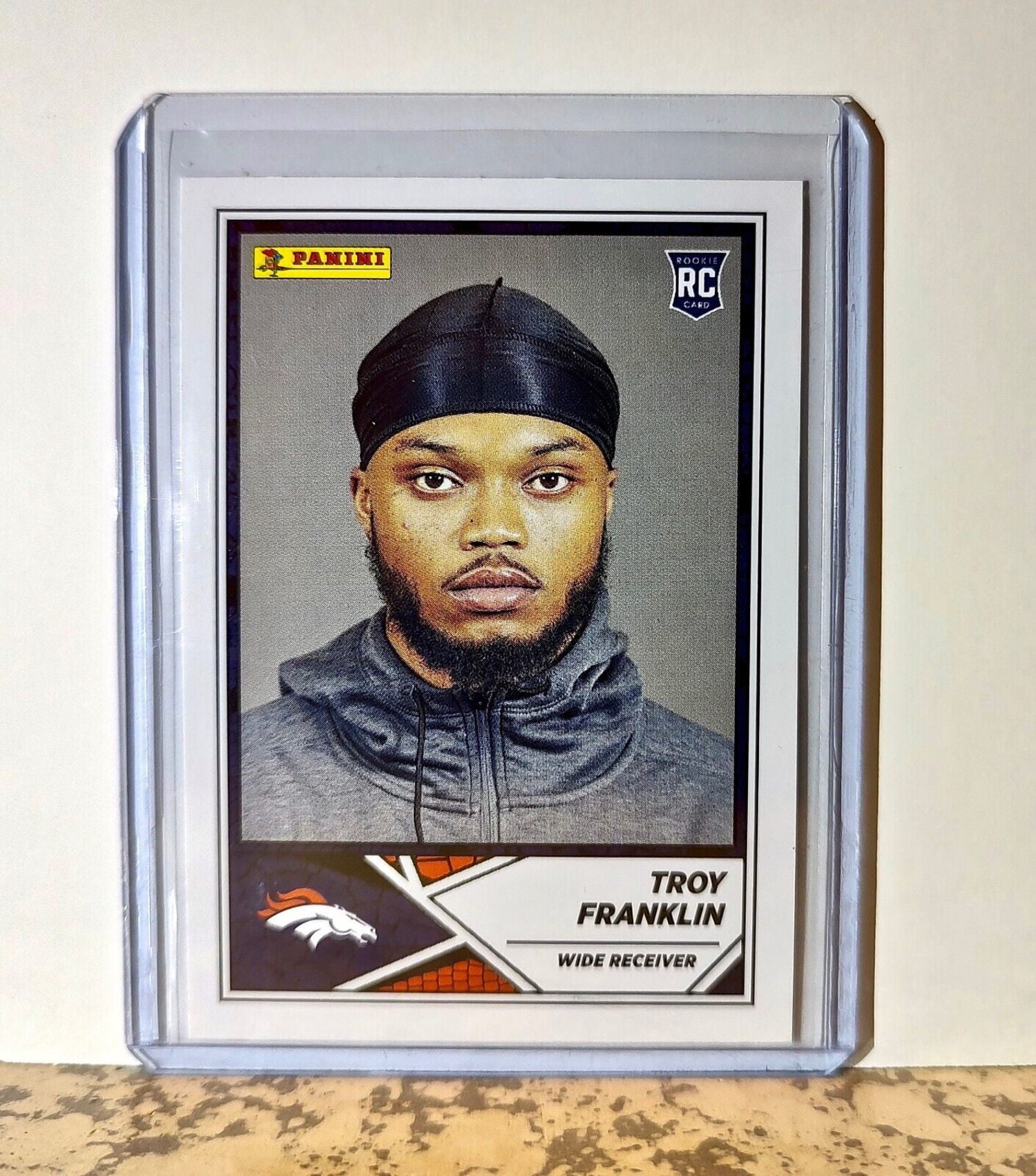 Troy Franklin 2024 Panini NFL #100 Rookie Sticker Card Denver Broncos ...