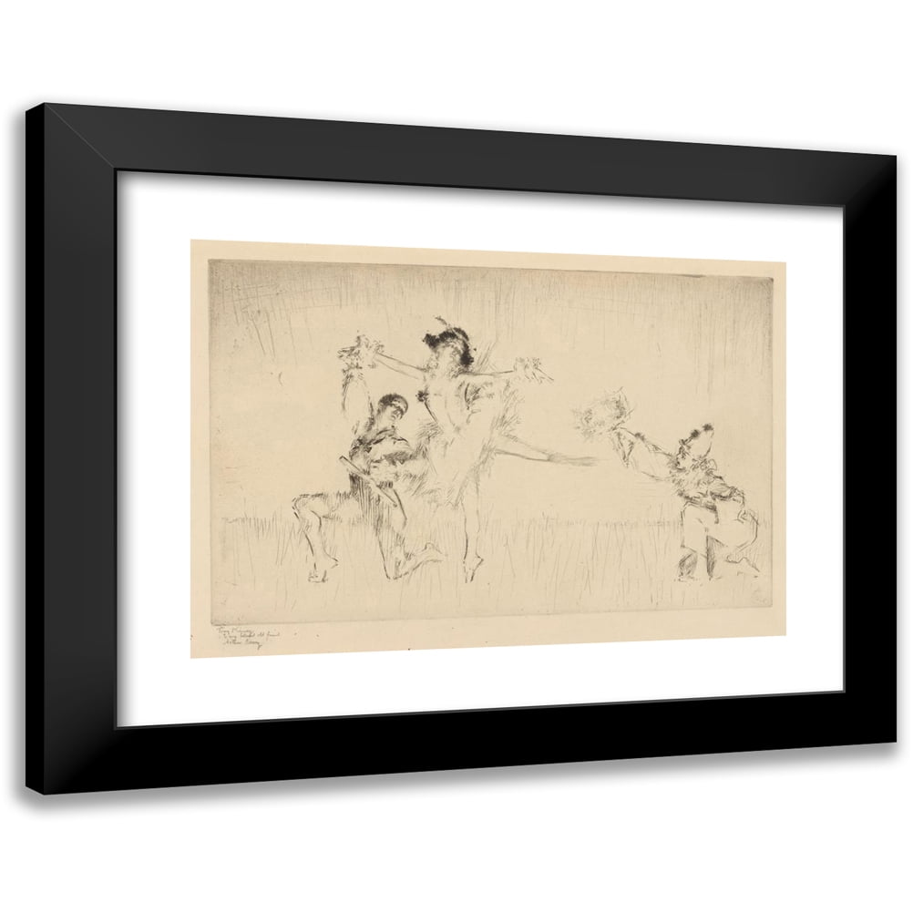 Troy Kinney 24x18 Black Modern Framed Museum Art Print Titled ...