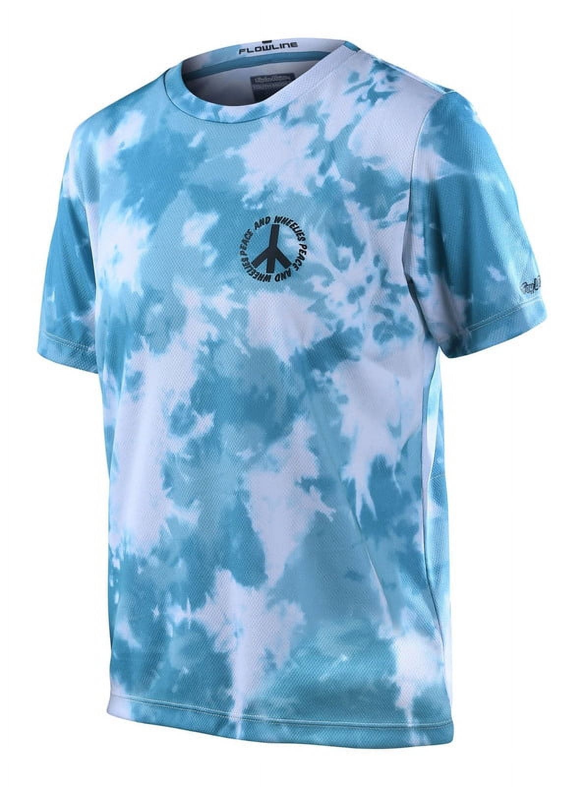 Troy Lee Designs Flowline Plot Youth SS MTB Mountain Bike Jersey Ivy LG ...