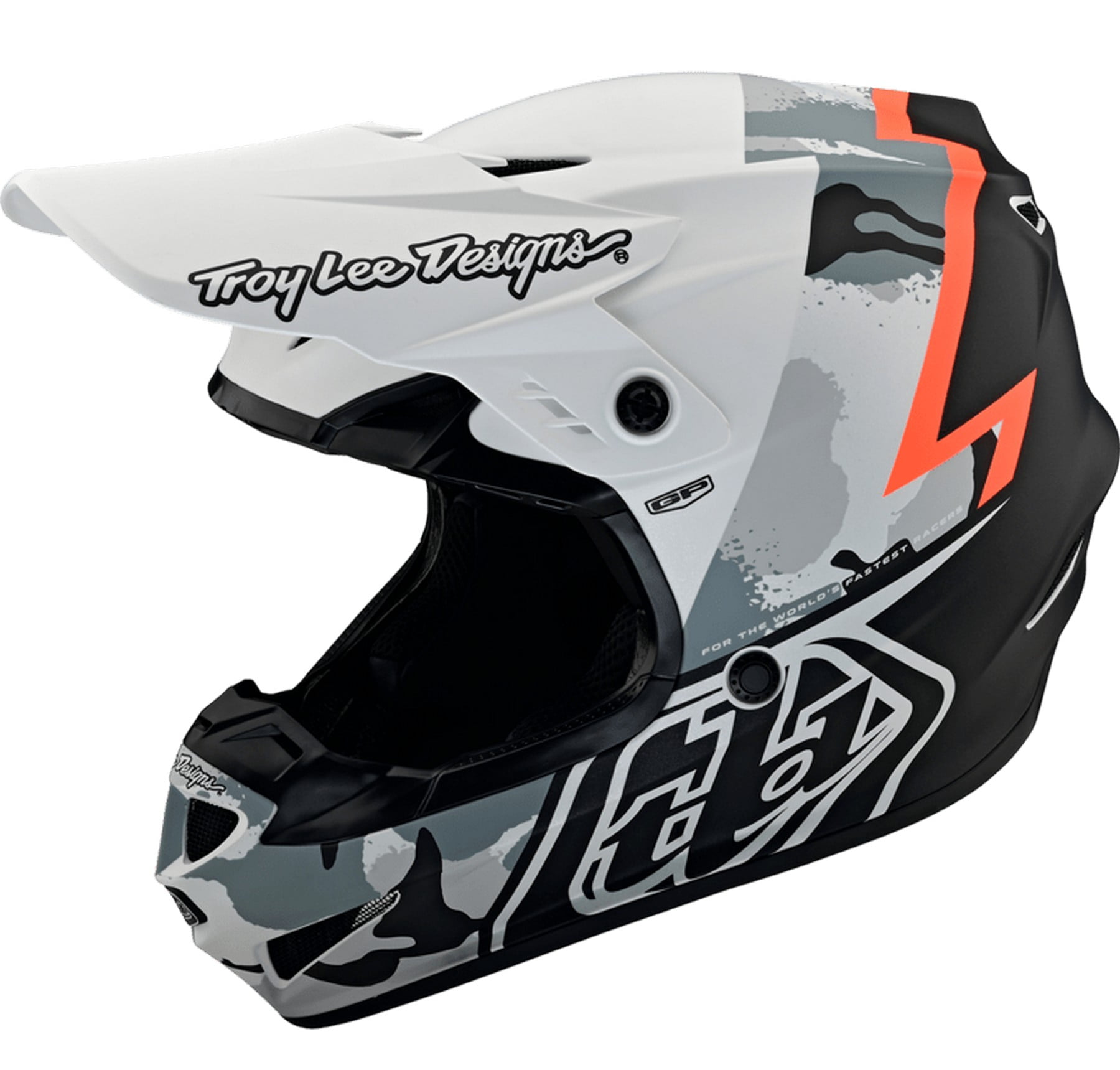 Troy Lee Designs GP Volt MX Offroad Helmet Camo White SM - Walmart.com