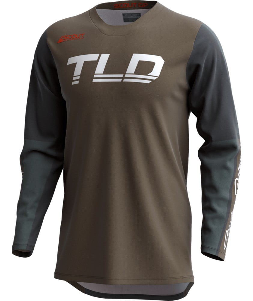Troy Lee Designs Scout GP Recon Mens MX Offroad Jersey Gravel/Beetle ...