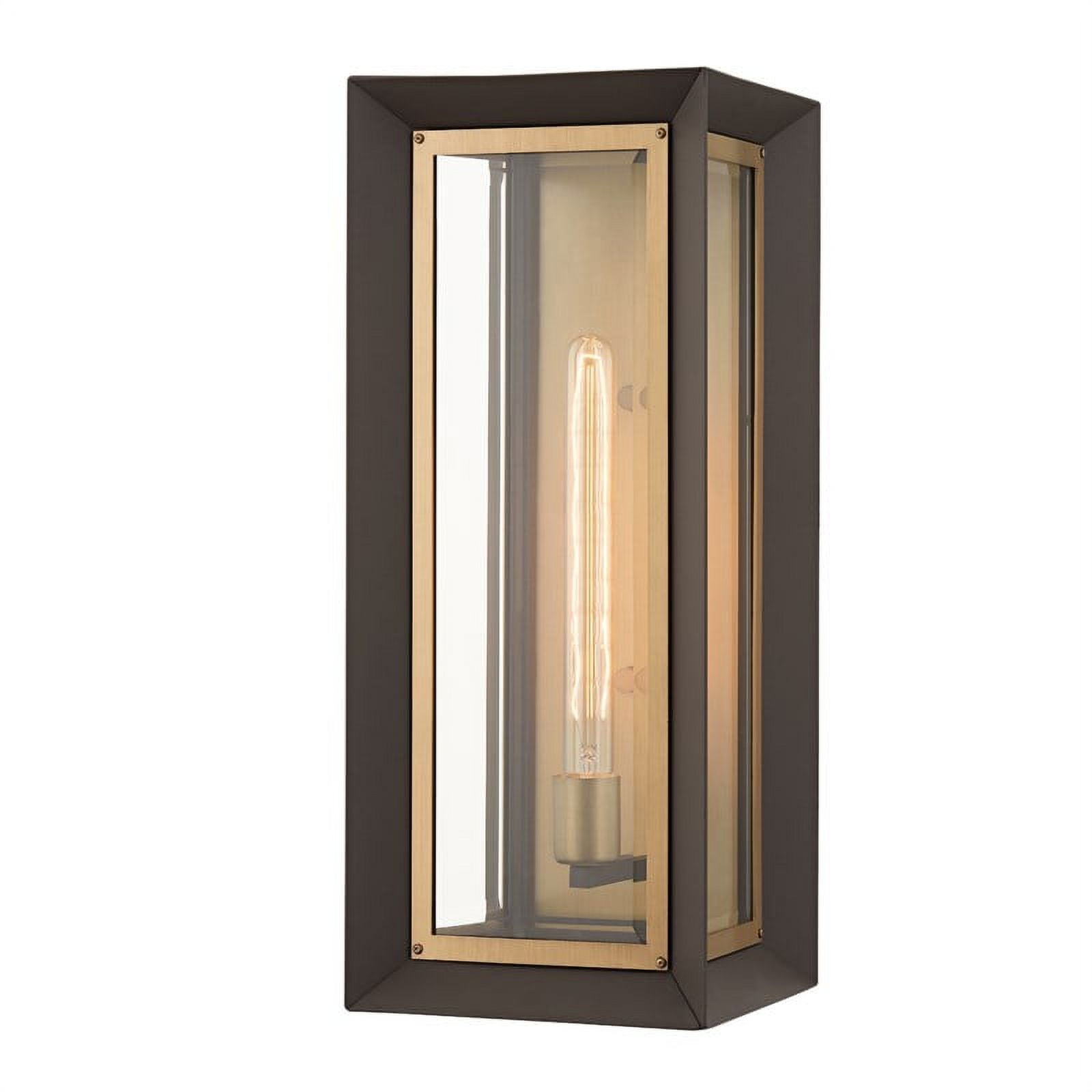 Troy Lowry 1-LT Large Outdoor Wall Sconce - Textured Bronze - B4053-TBZ ...