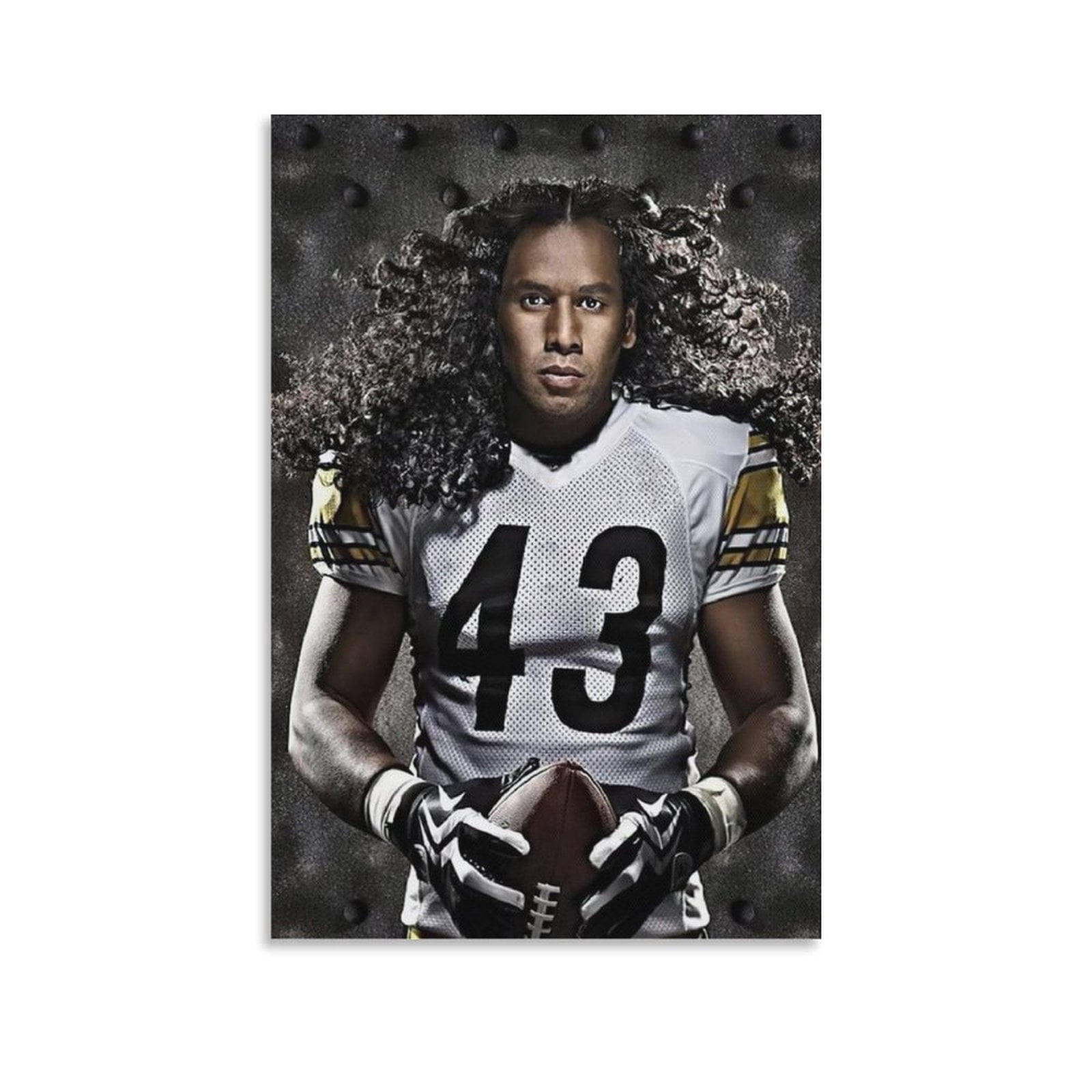 Troy Polamalu Canvas Poster Print Photo Art Painting Canvas Poster Home ...
