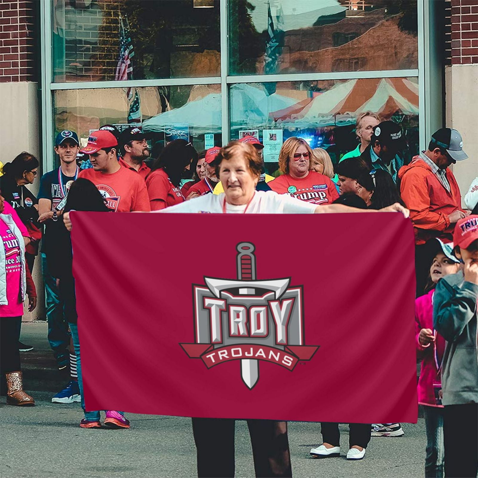 Troy University Flag 3x5 Ft Holiday Banner Garden Yard House Flags ...
