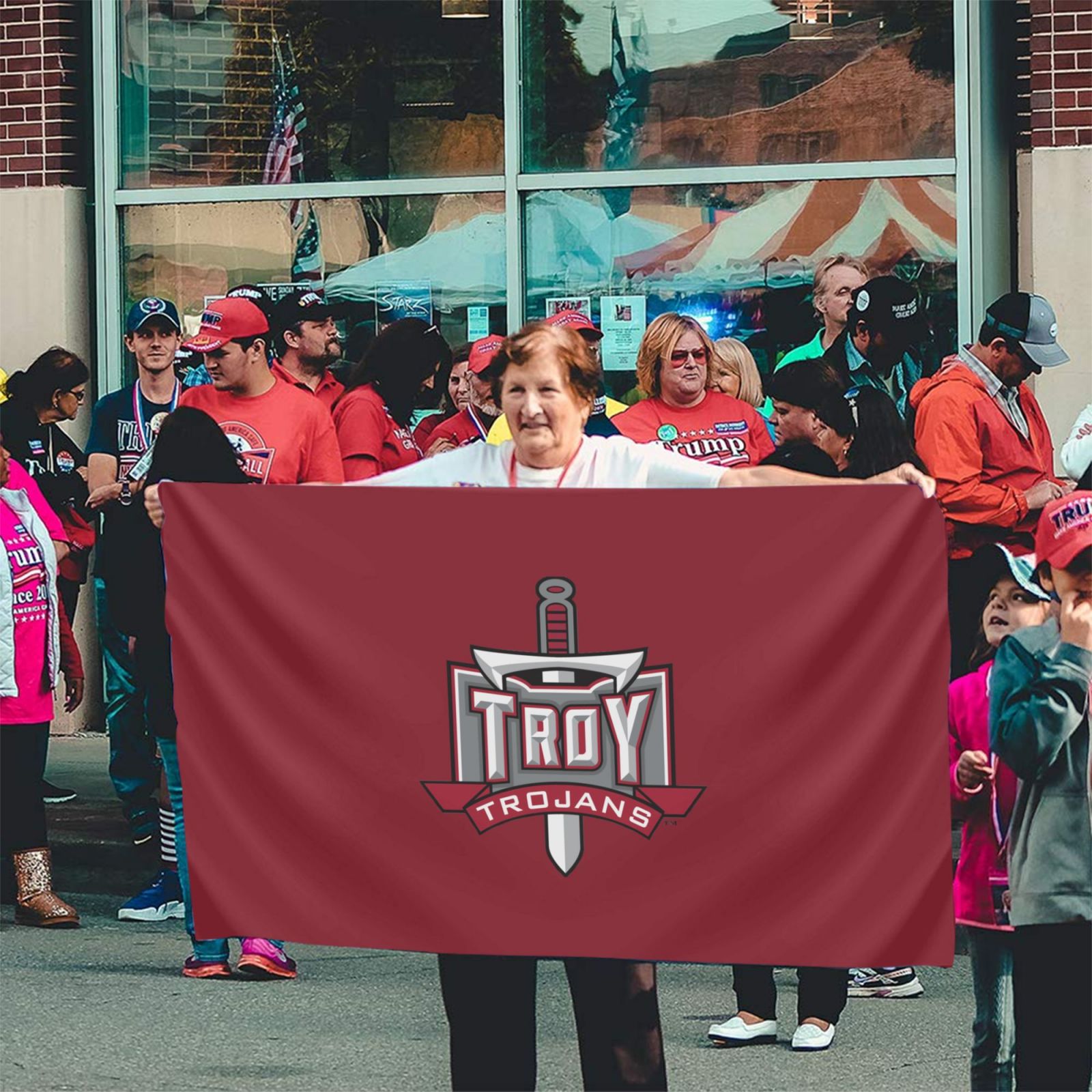 Troy University Flag 3x5 Ft Holiday Banner Garden Yard House Flags ...
