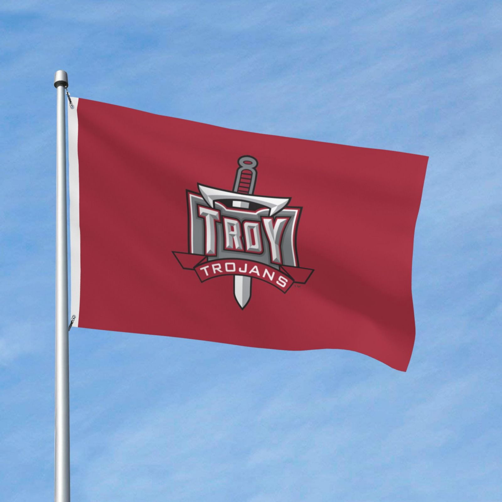 Troy University Logo 3x5 Ft Flag Double Sided Indoor Outdoor Double ...