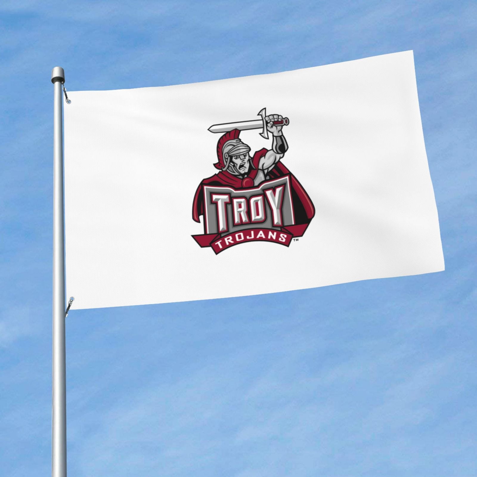 Troy University Logo Banner Breeze Flag Outdoor Flags Home Flag Garden ...
