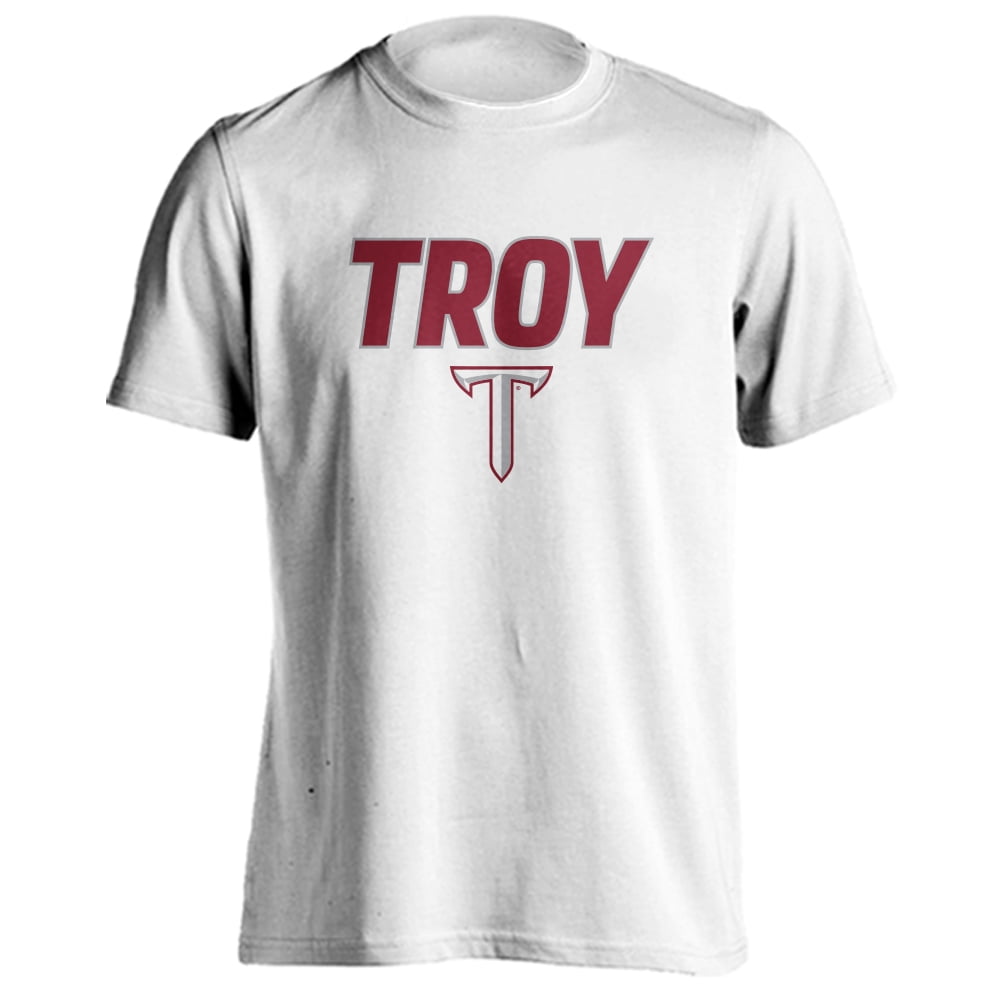 Troy University Trojans Classic Arch with Mascot Short Sleeve T-Shirt ...