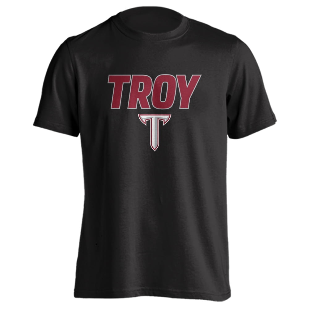 Troy University Trojans Classic Arch with Mascot Short Sleeve T-Shirt ...