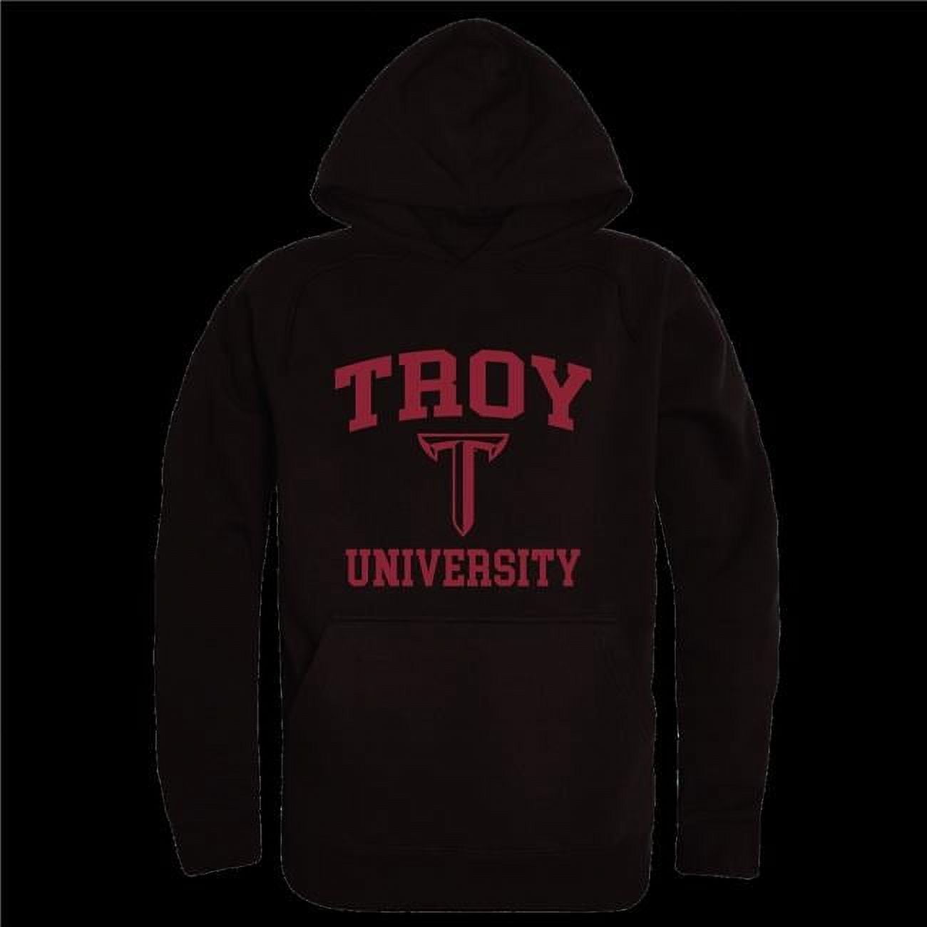 Troy University Trojans Seal Hoodie, Black - Extra Large - Walmart.com