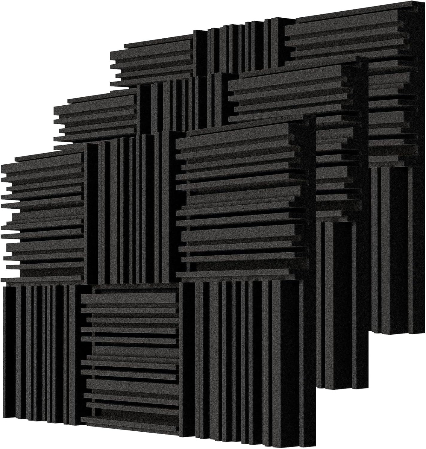 TroyStudio Thick Acoustic Foam Panels, 12 X 12 X 2 Inch 36 Pcs ...