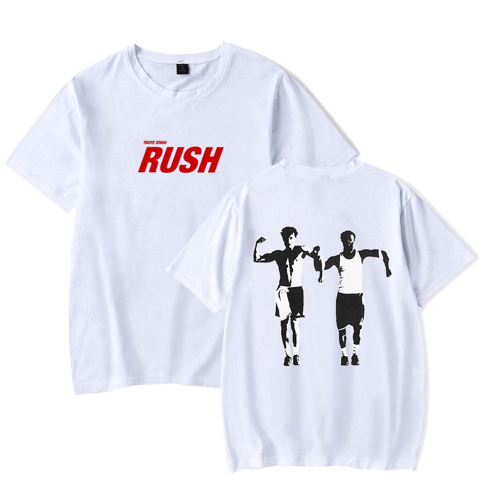 Troye Sivan Rush T-shirt Women Men Crewneck Fashion Short Sleeve ...
