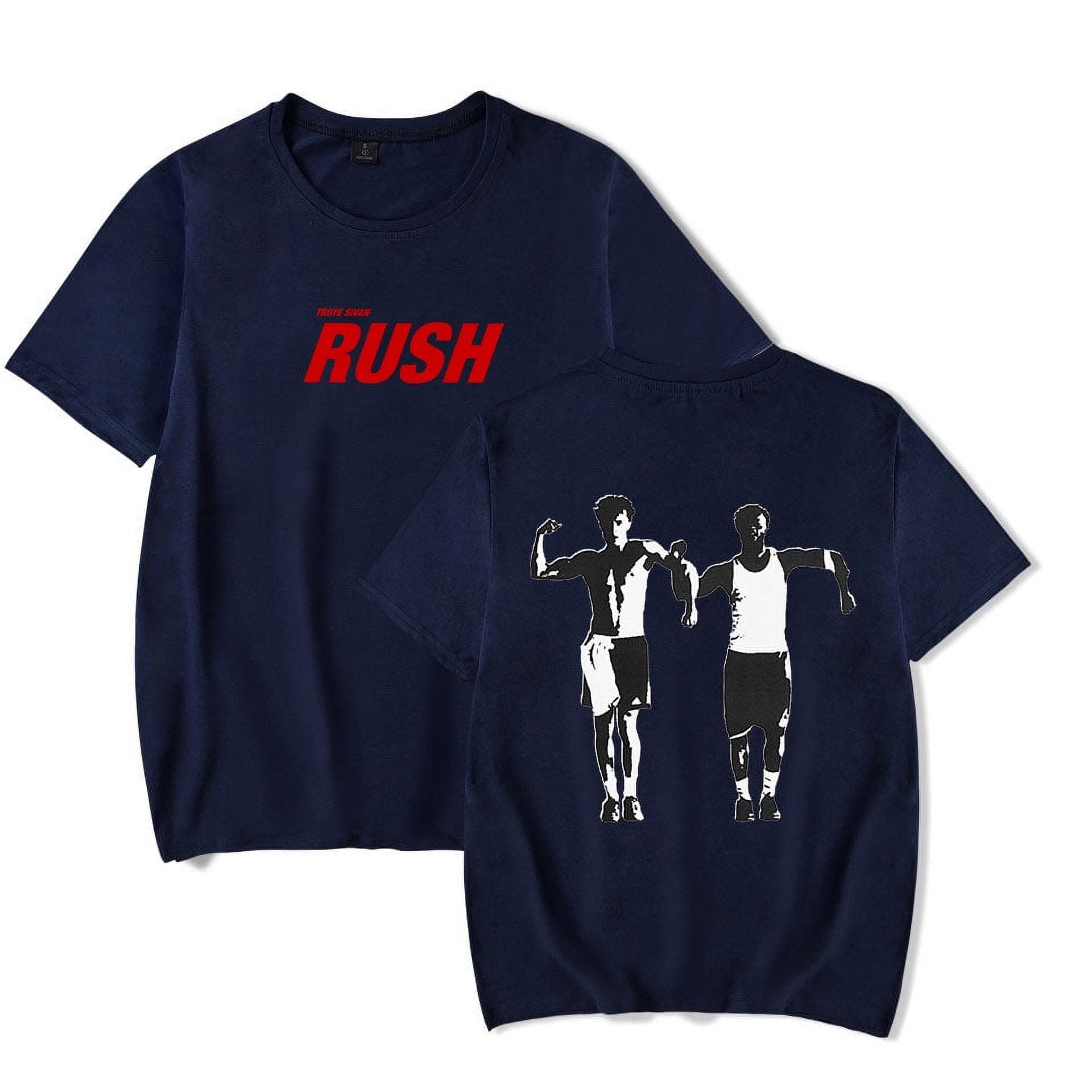Troye Sivan Rush T-shirt Women Men Crewneck Fashion Short Sleeve ...