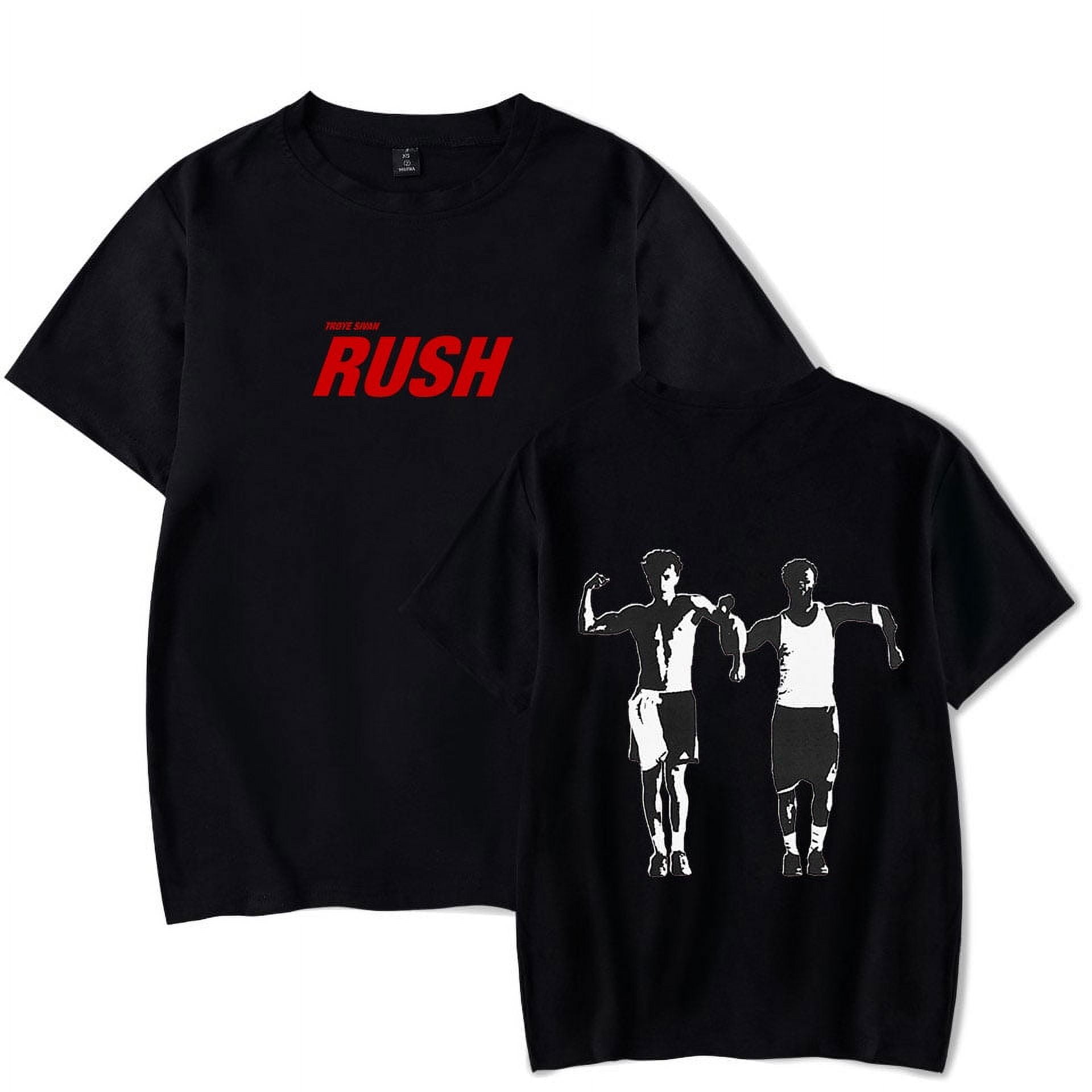 Troye Sivan Rush T-shirt Women Men Crewneck Fashion Short Sleeve ...