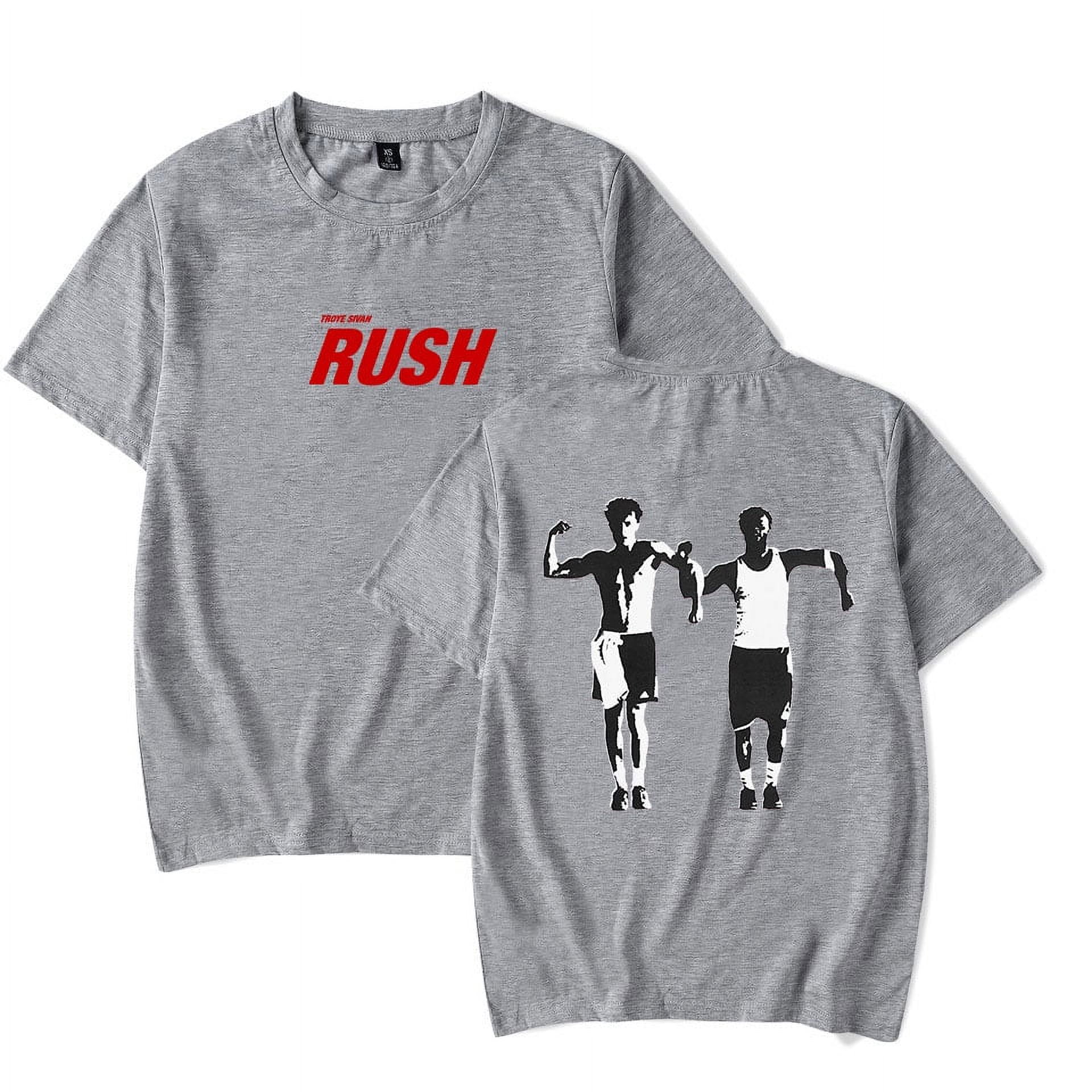 Troye Sivan Rush T-shirt Women Men Crewneck Fashion Short Sleeve ...